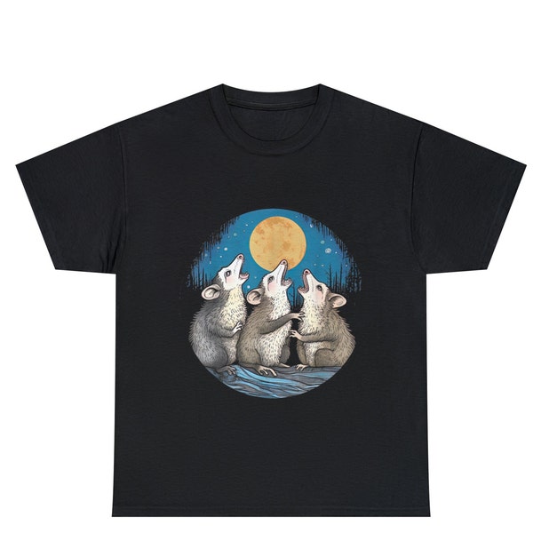 Possums Howling at Moon Shirt - Etsy