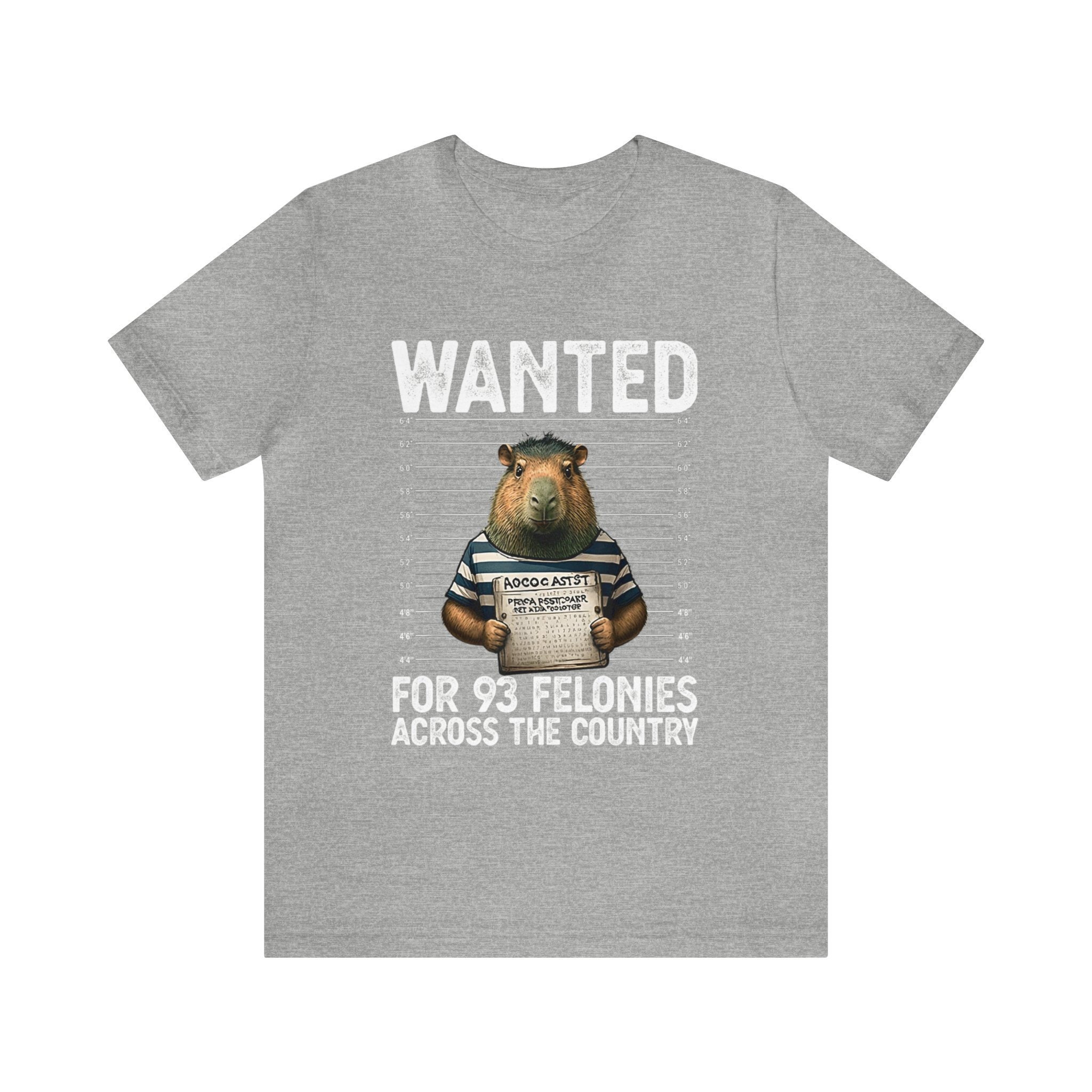 Capybara Mugshot Wanted Poster Meme Capybara Committing - Etsy