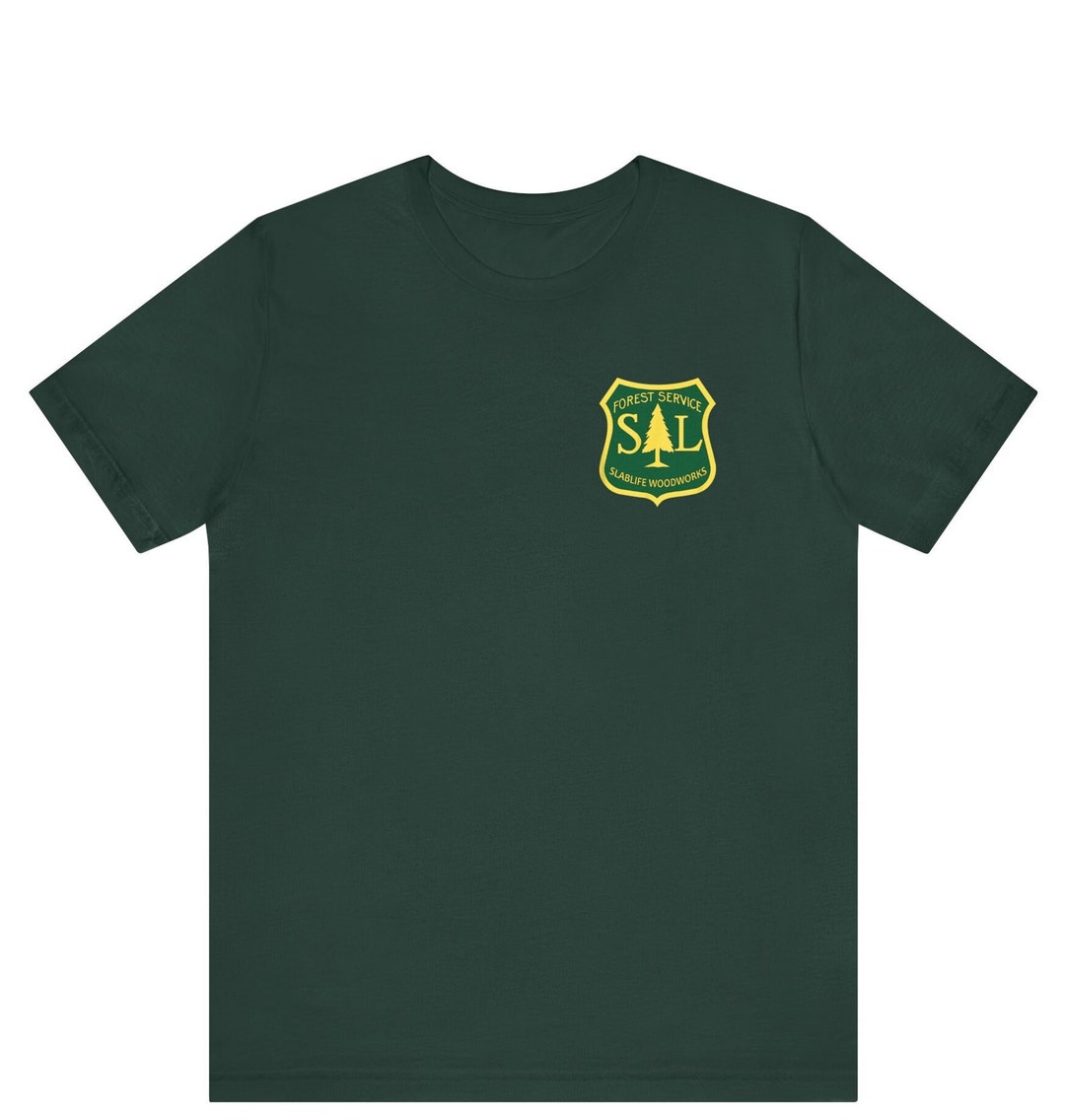 Slablife Wood Works Logo Shirt United States Forest Service T-shirt ...