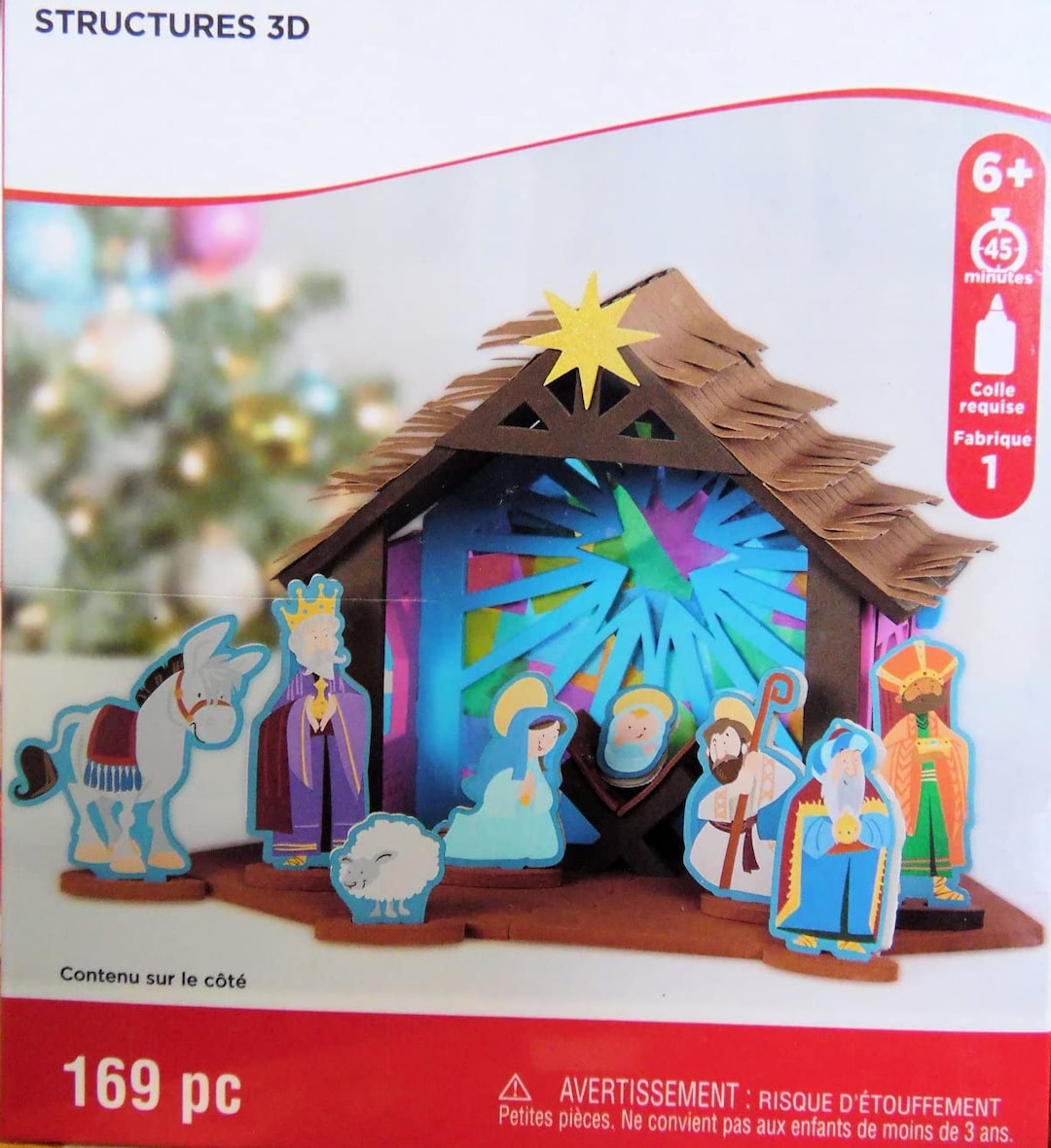 Christmas Craft Kit 3D Nativity Foam Kit - Makes 1 Project ...