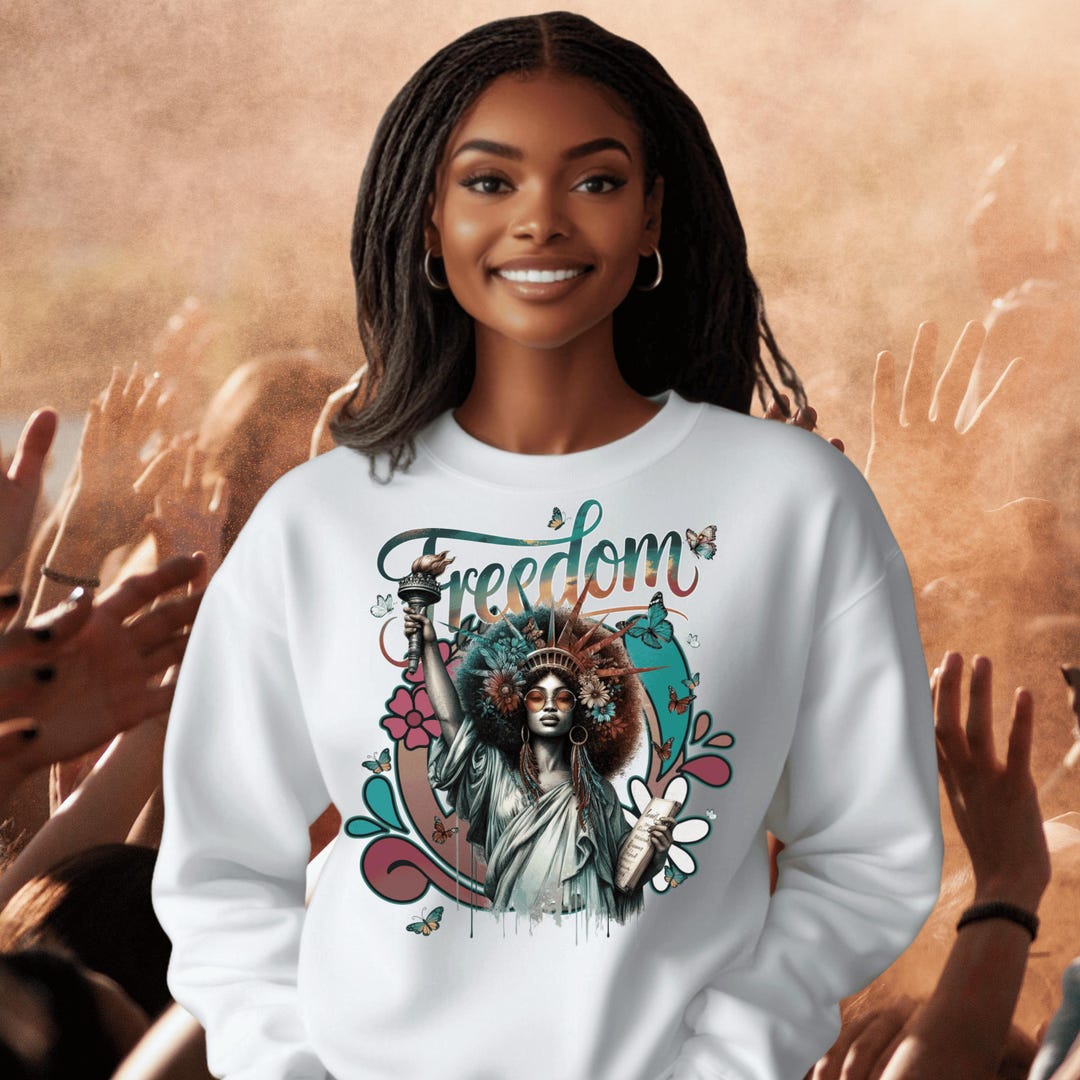Freedom Queen PNG | Spiritual Black Girl Magic Clipart | Empowerment ...