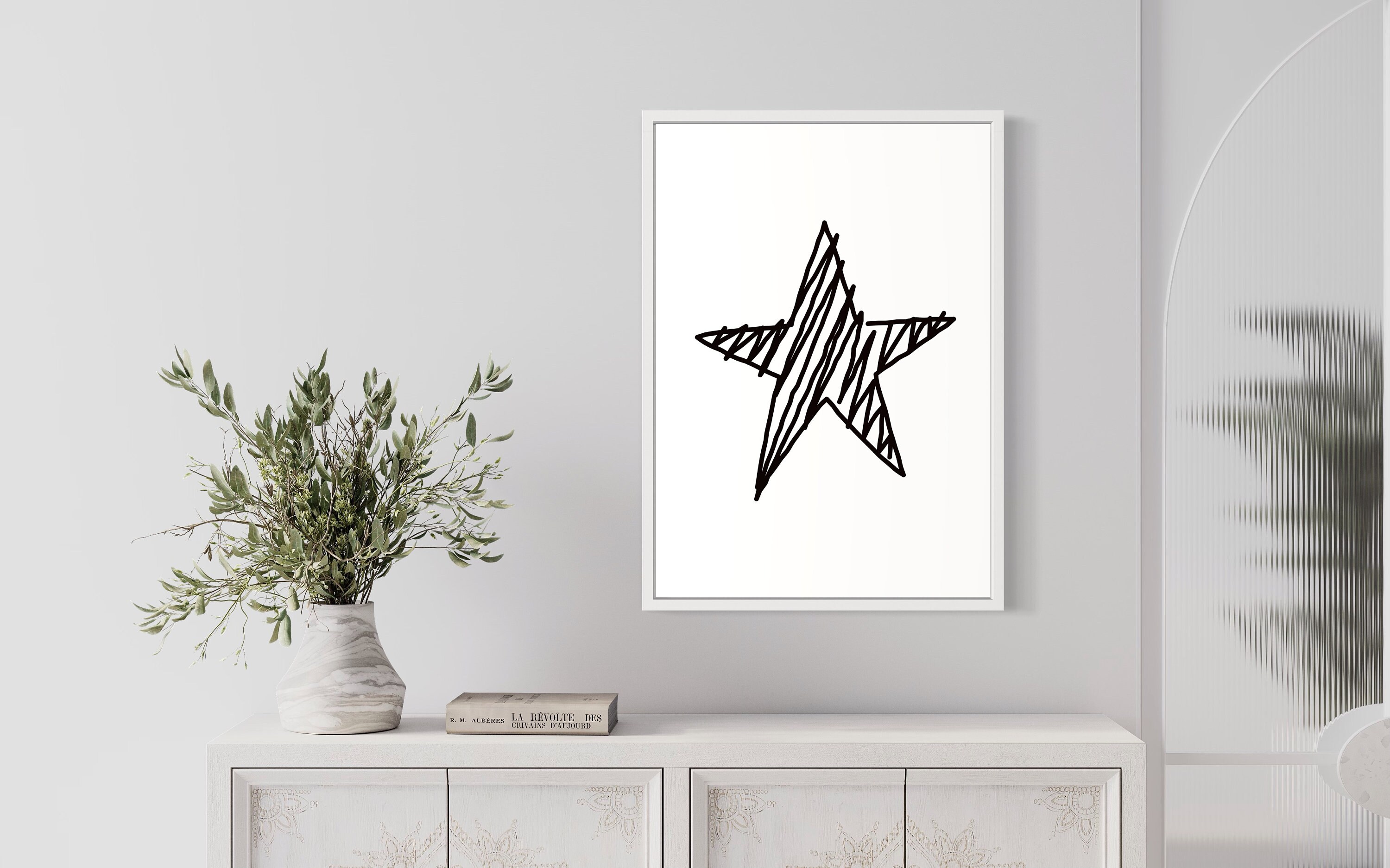 Star Poster Star Decorations Star Wall Art Instant - Etsy
