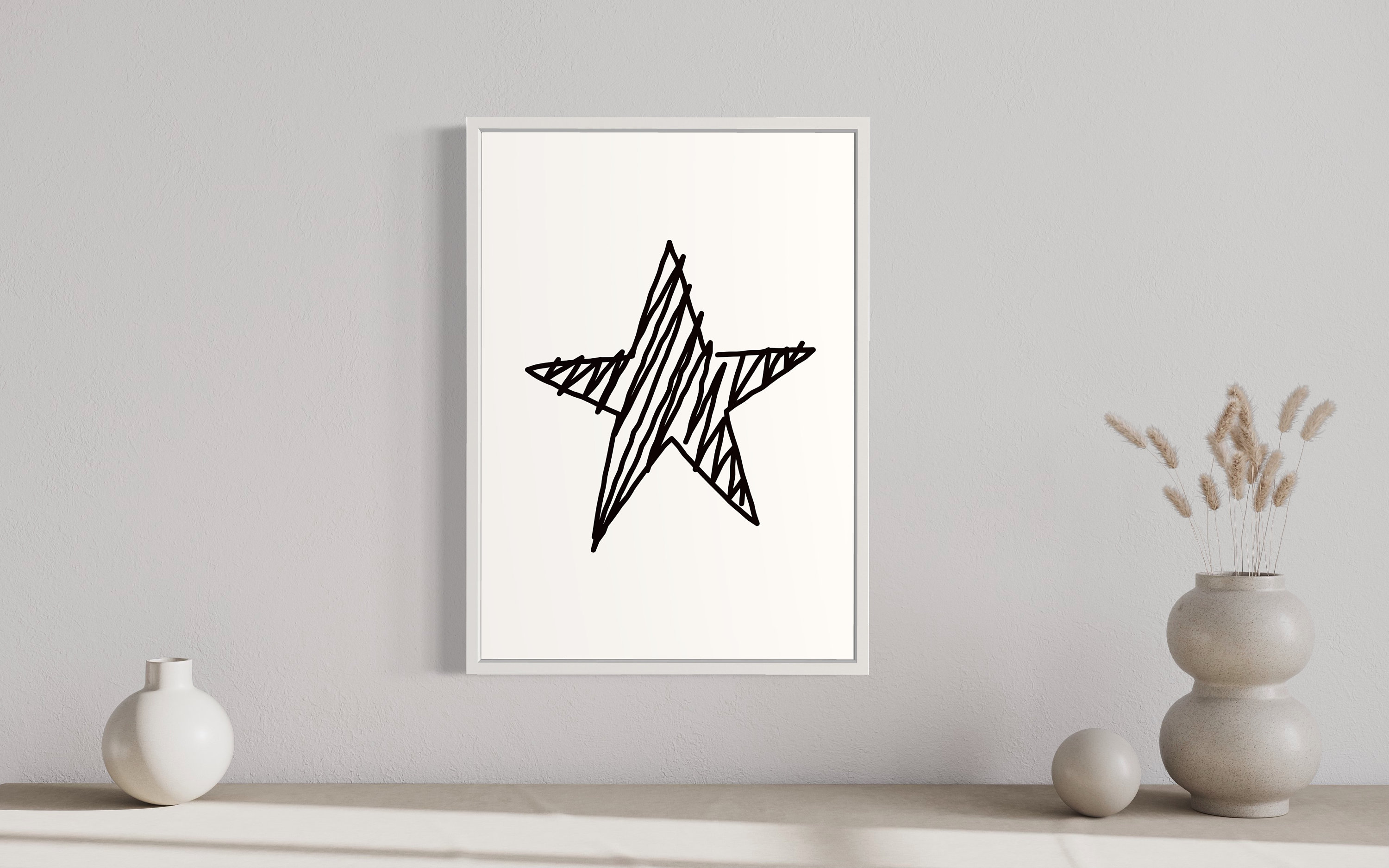 Star Poster Star Decorations Star Wall Art Instant - Etsy