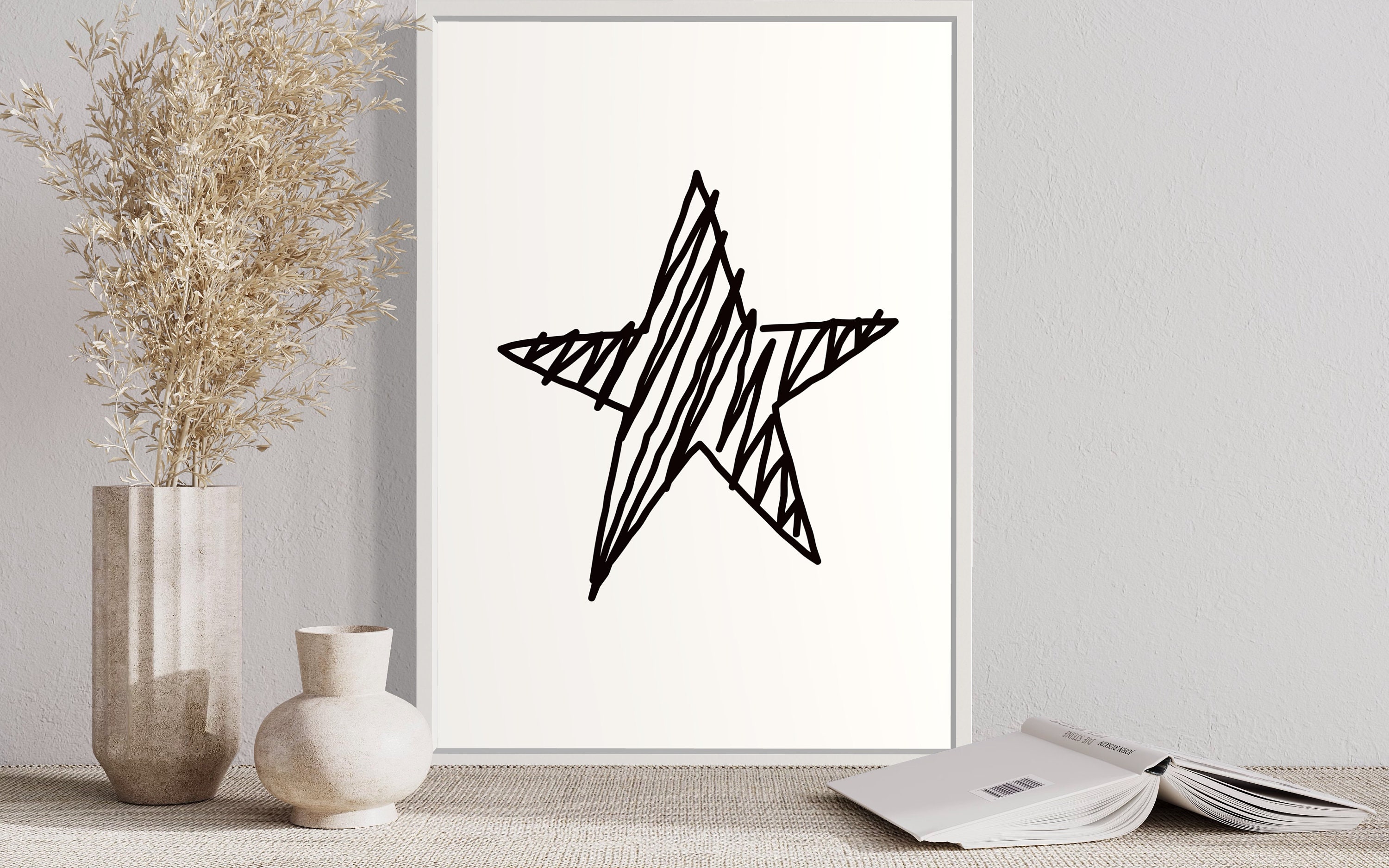 Star Poster Star Decorations Star Wall Art Instant - Etsy
