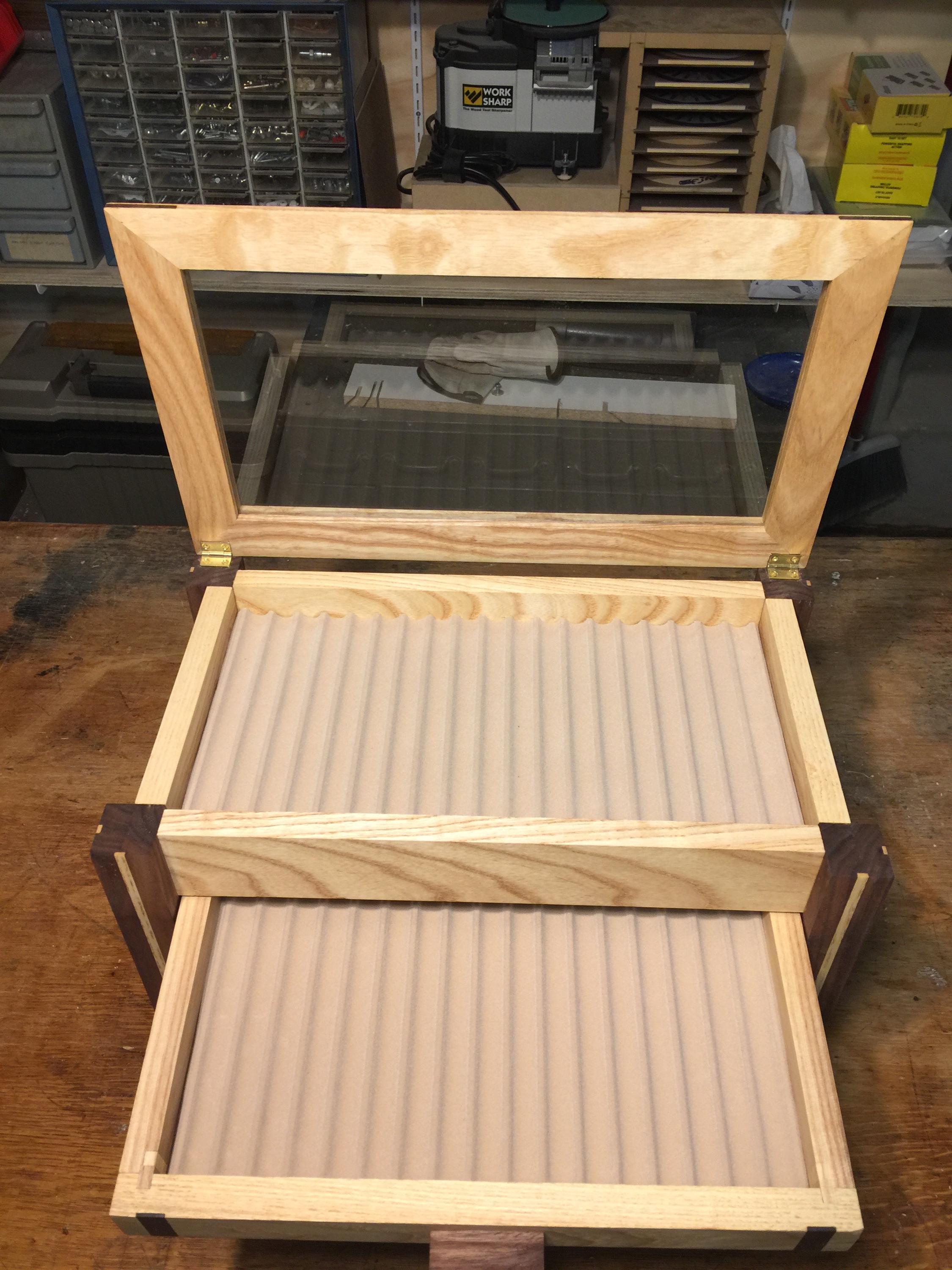 Solid Hardwood Pen Display Cabinet - Etsy