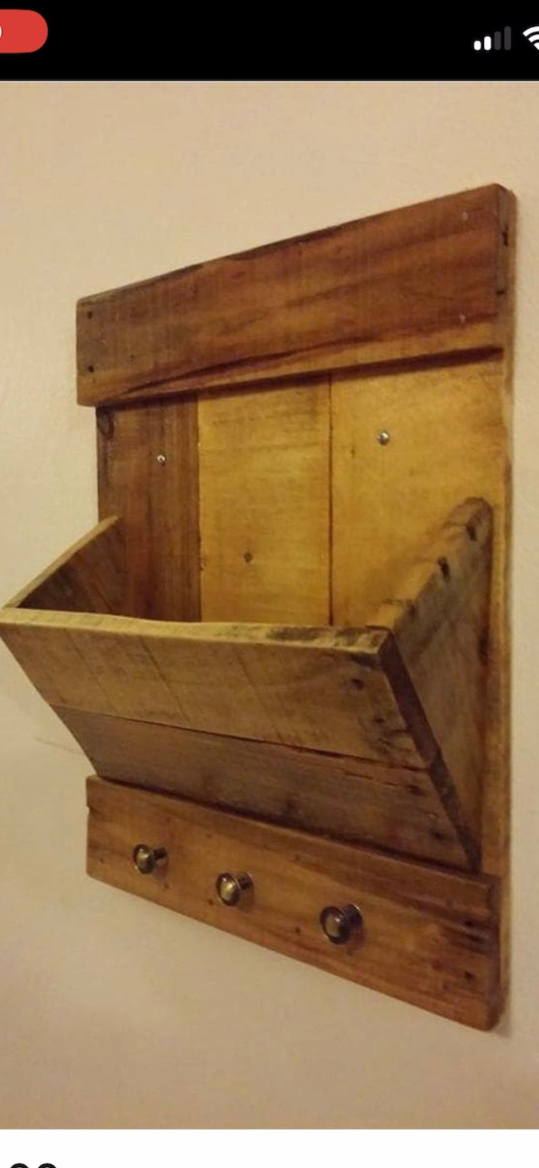 Mail Organizer, Pallet Mail Organizer,wall Organizer, Menu Organizer ...