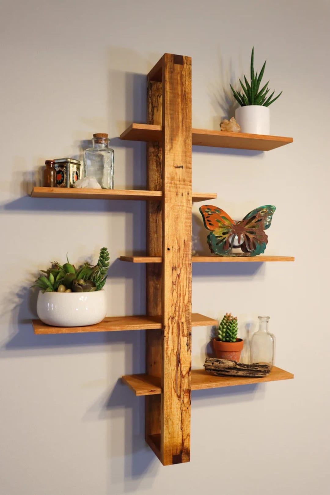 Decorative Three Tier Wall Shelf - Etsy