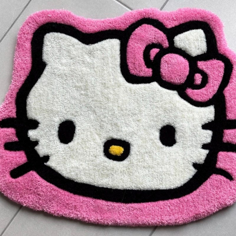 Hello Kittys Rug - Etsy