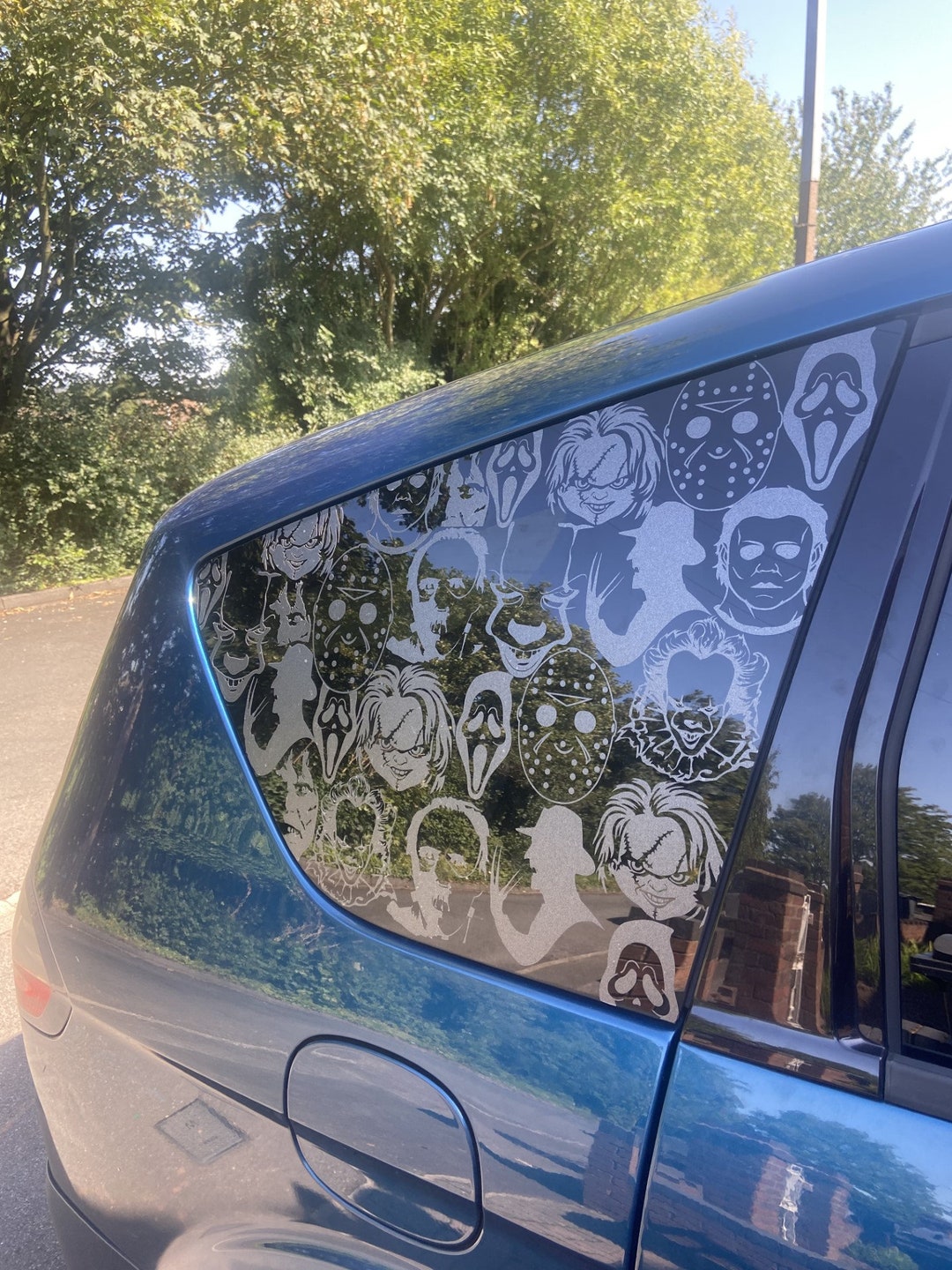 Classic Horror Car Decals Mixed Frosted Etched Effect 1st - Etsy