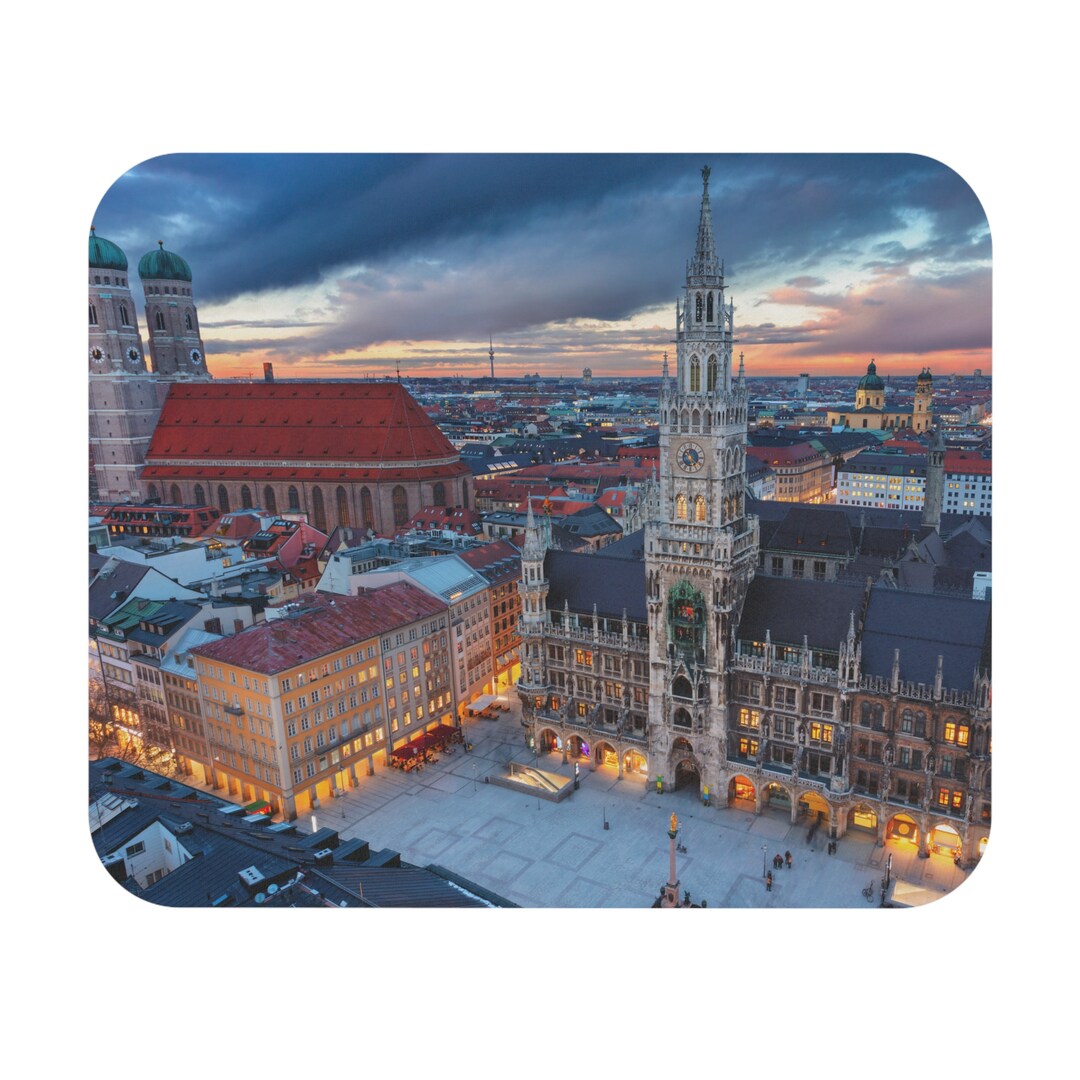 Mouse Pad (rectangle With Round Corners) Munich Germany - Etsy