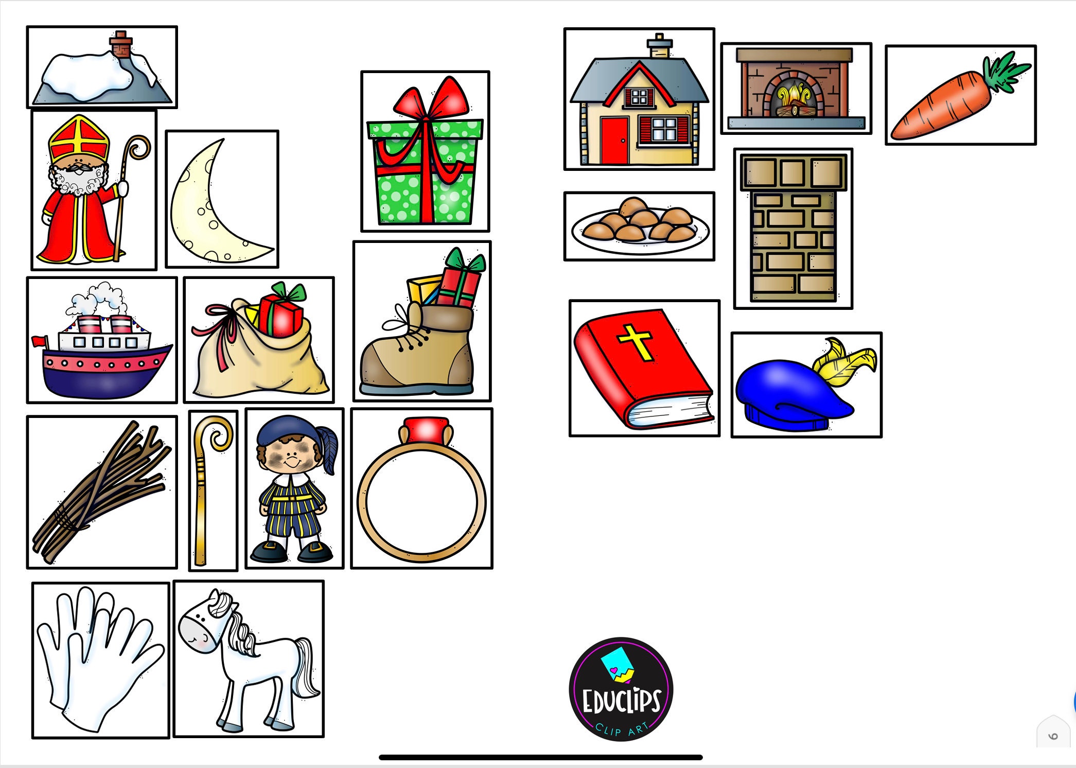 Activité Saint Nicolas : écrire, calculs, jeu de paires, phrases dans l ...
