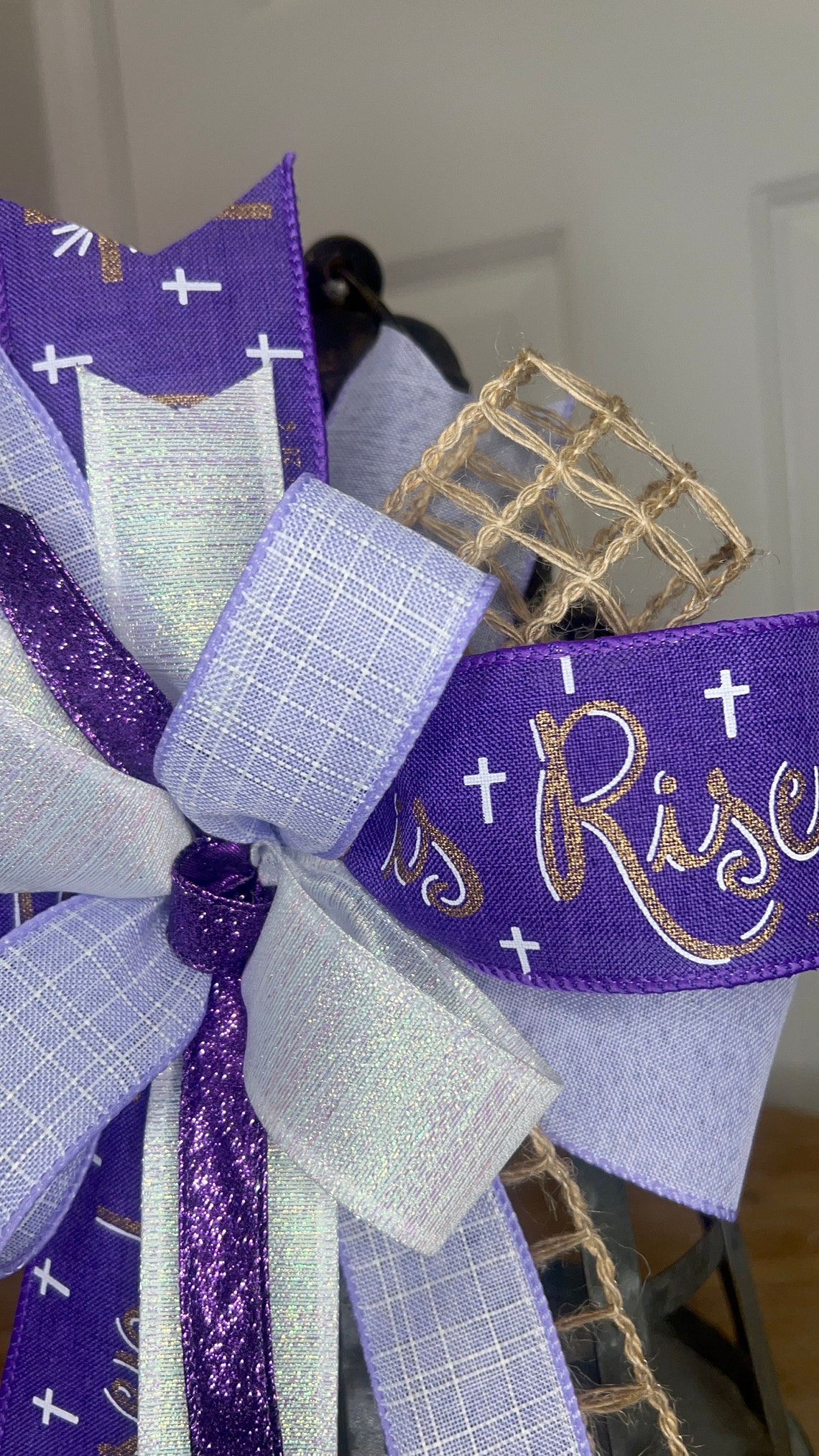 He is Risen Bow, Easter Bow, Jesus Bow, Religious Bow, Jesus is Risen ...