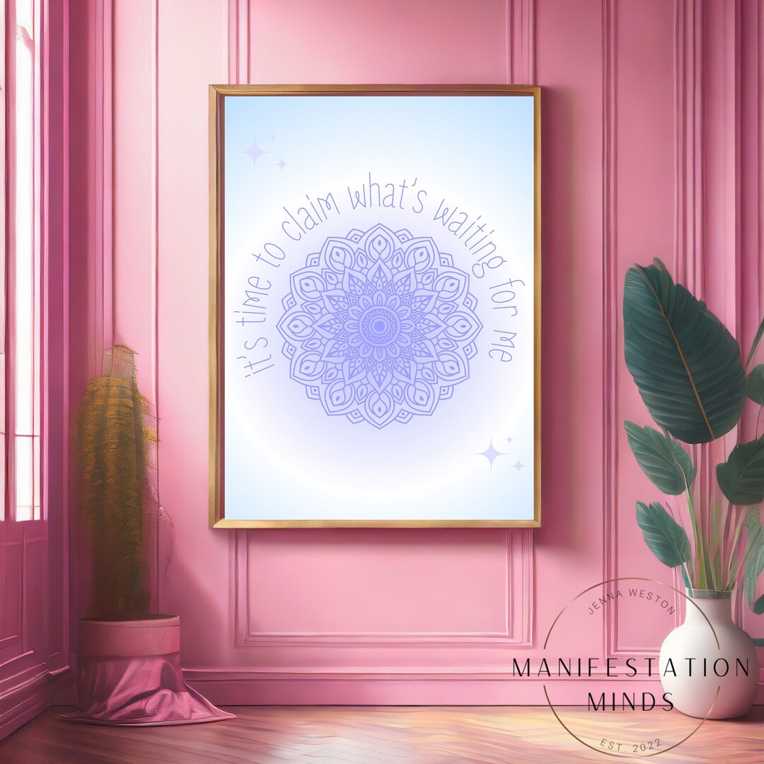 Positive Affirmation Poster Digital Download in 13 Different Sizes It's ...