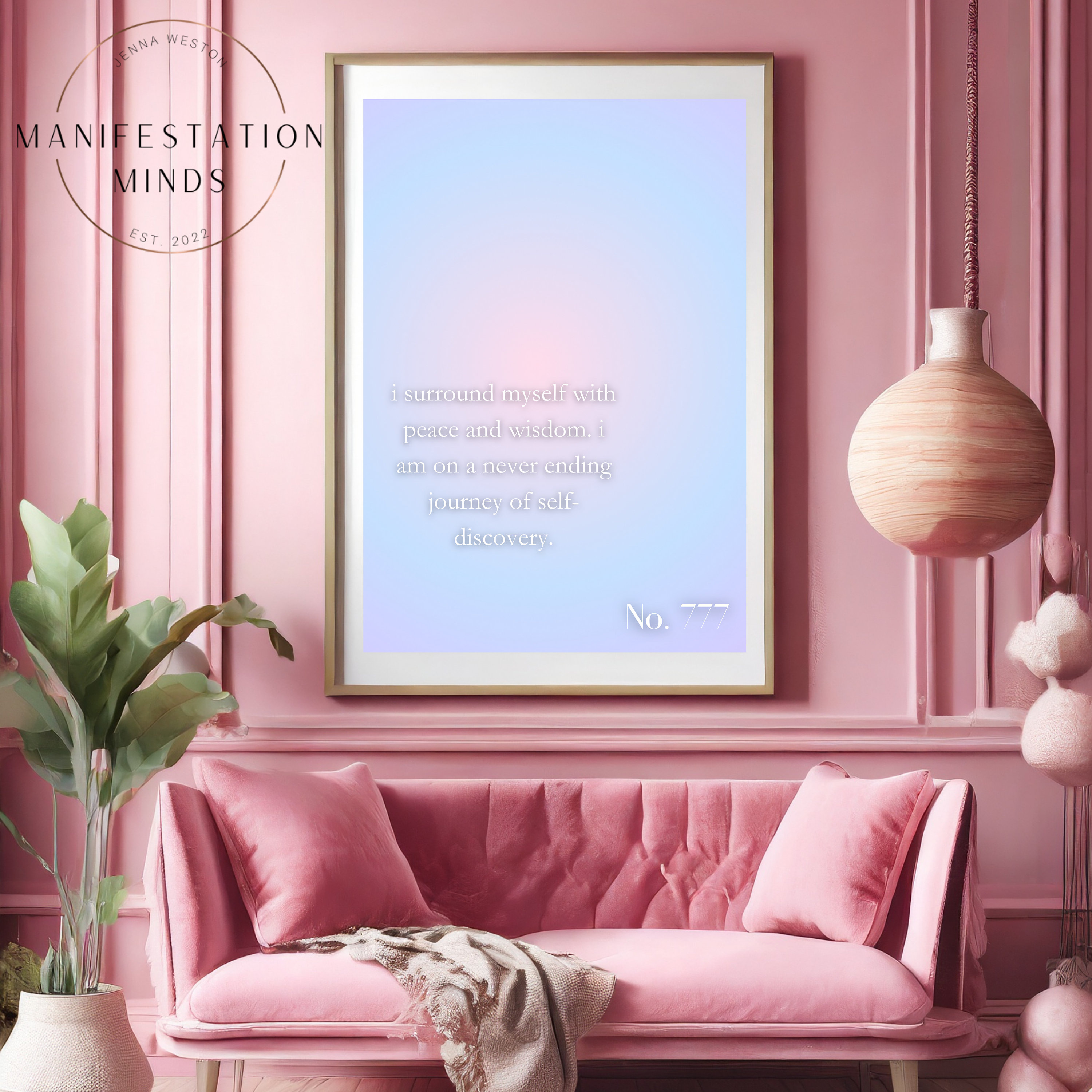 Positive Affirmation Poster Digital Download in 13 Different Sizes I ...