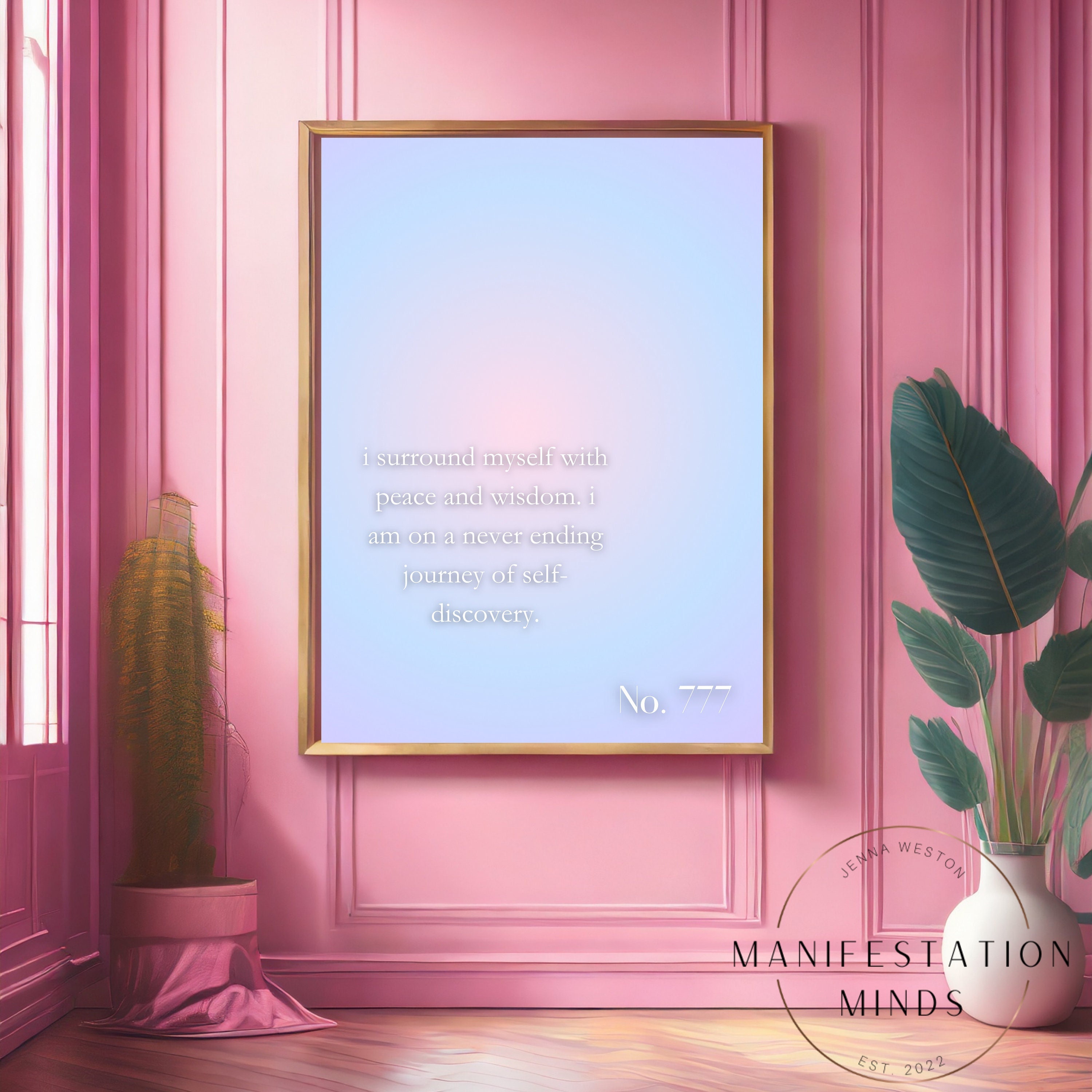 Positive Affirmation Poster Digital Download in 13 Different Sizes I ...