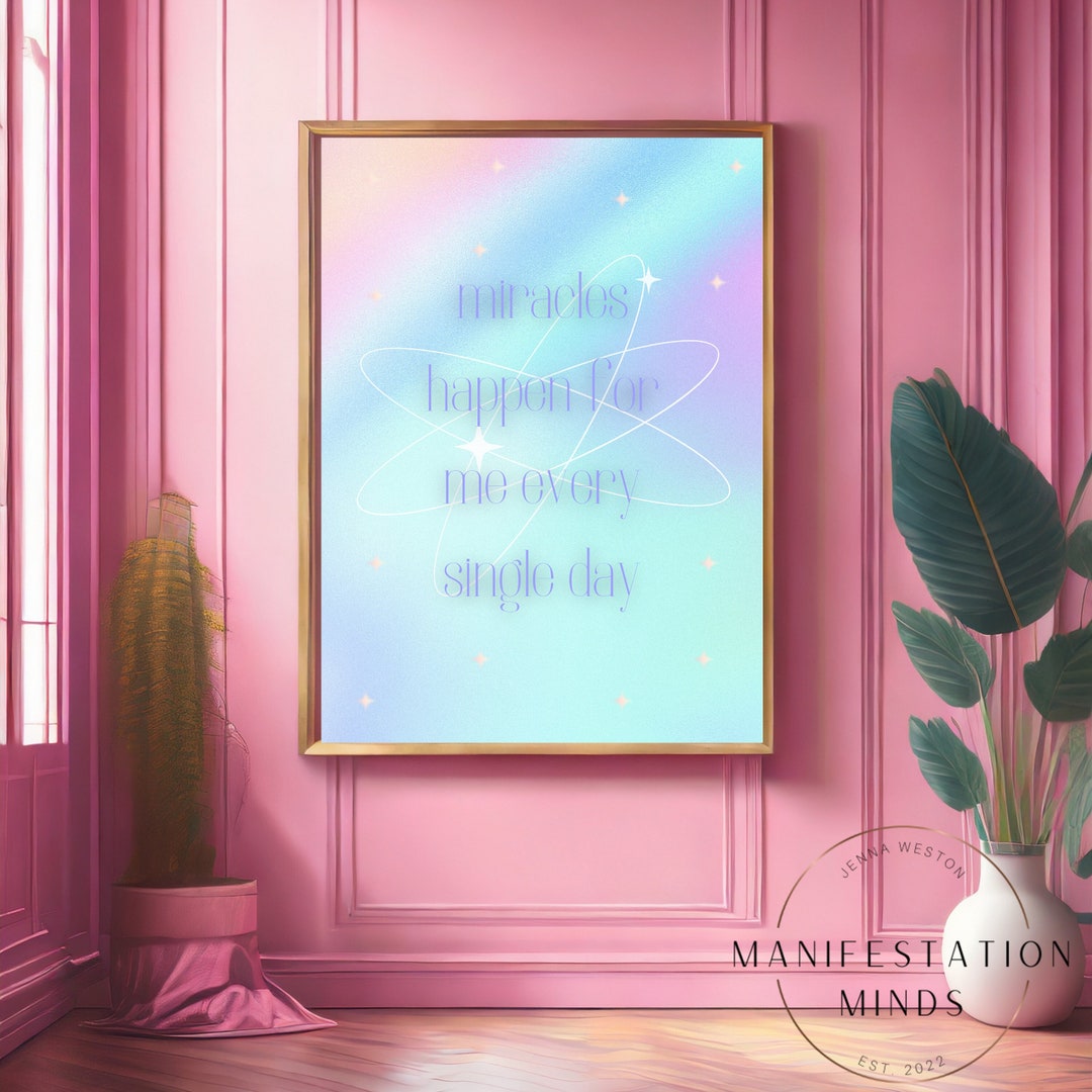 Positive Affirmation Poster Digital Download in 13 Different Sizes ...