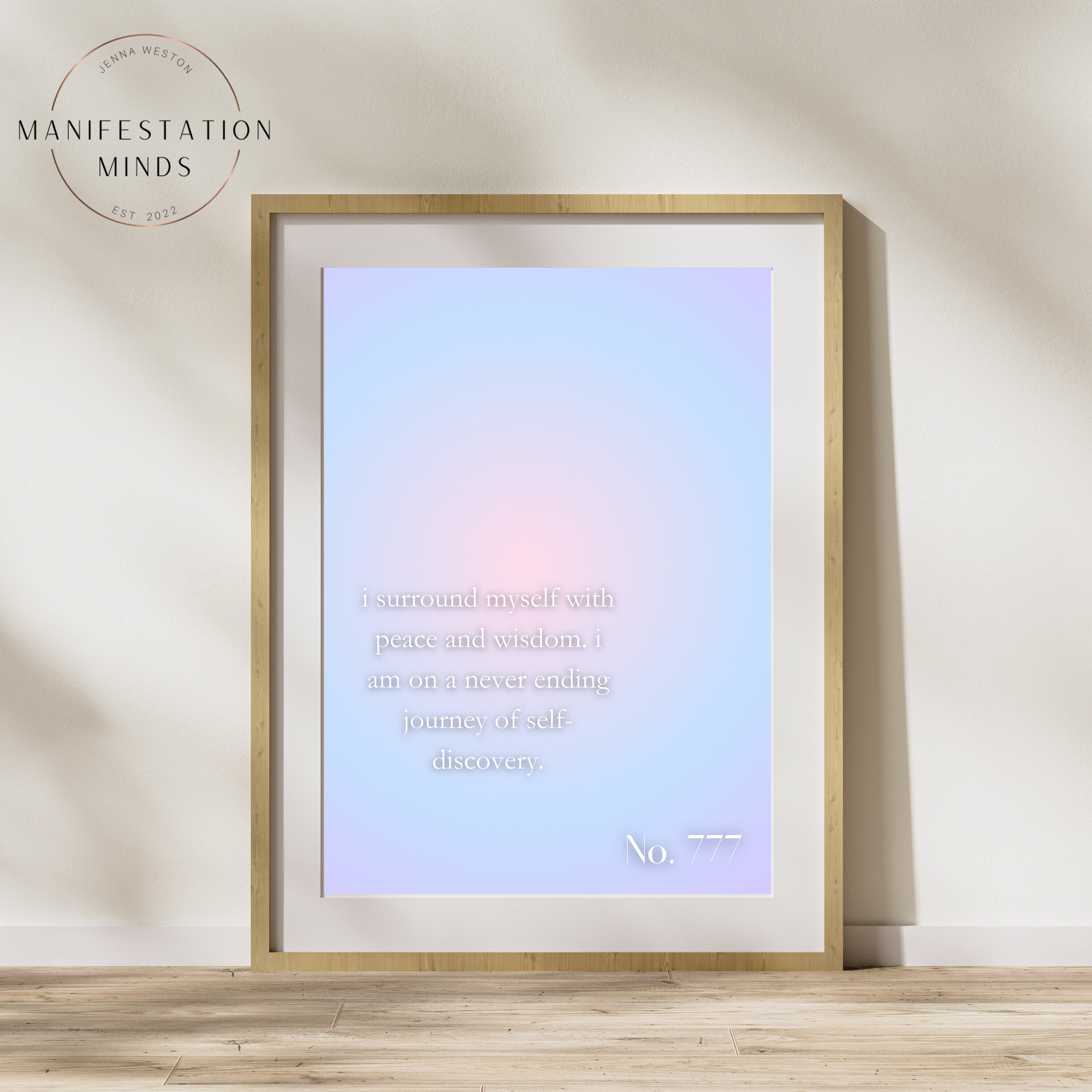 Positive Affirmation Poster Digital Download in 13 Different Sizes I ...
