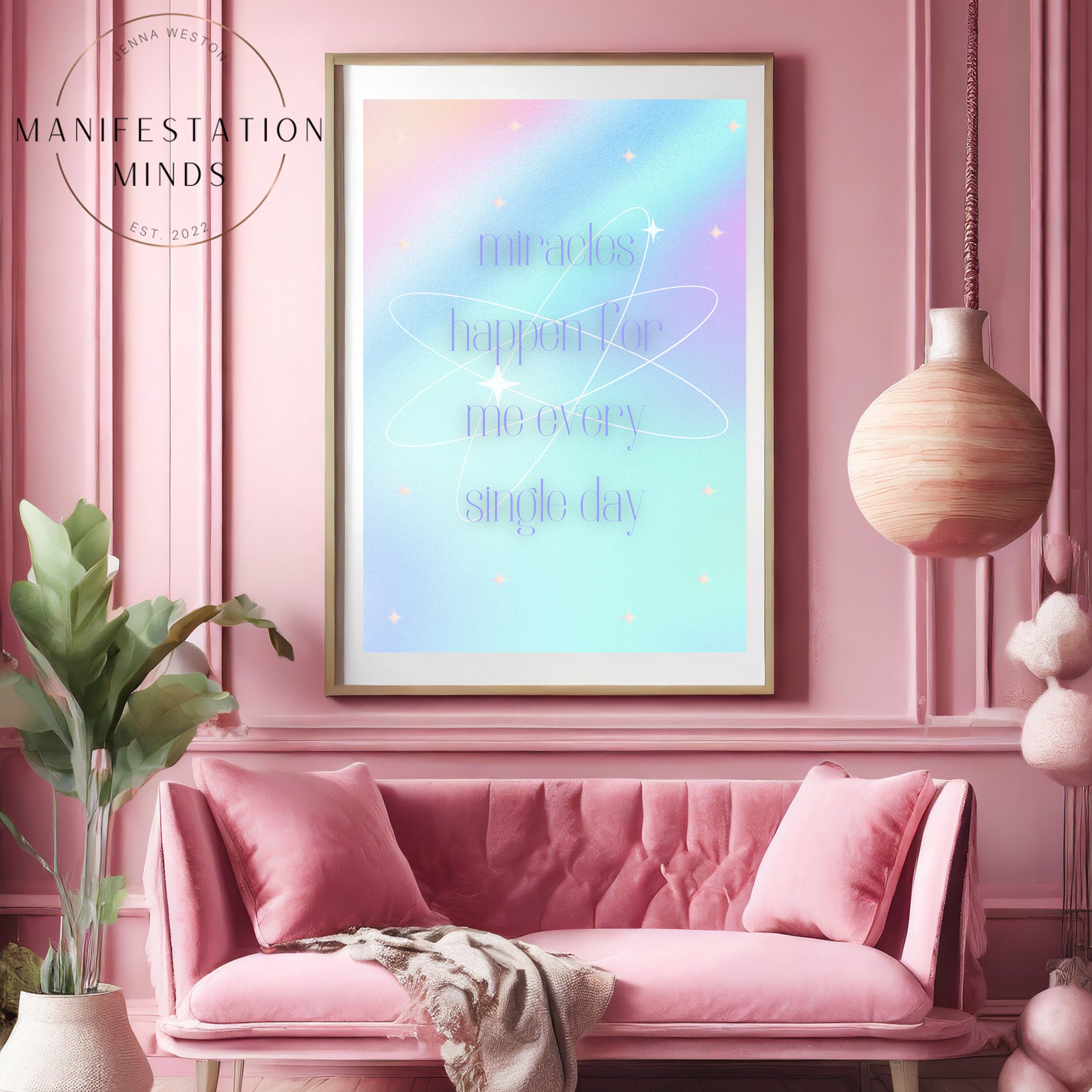 Positive Affirmation Poster Digital Download in 13 Different Sizes ...