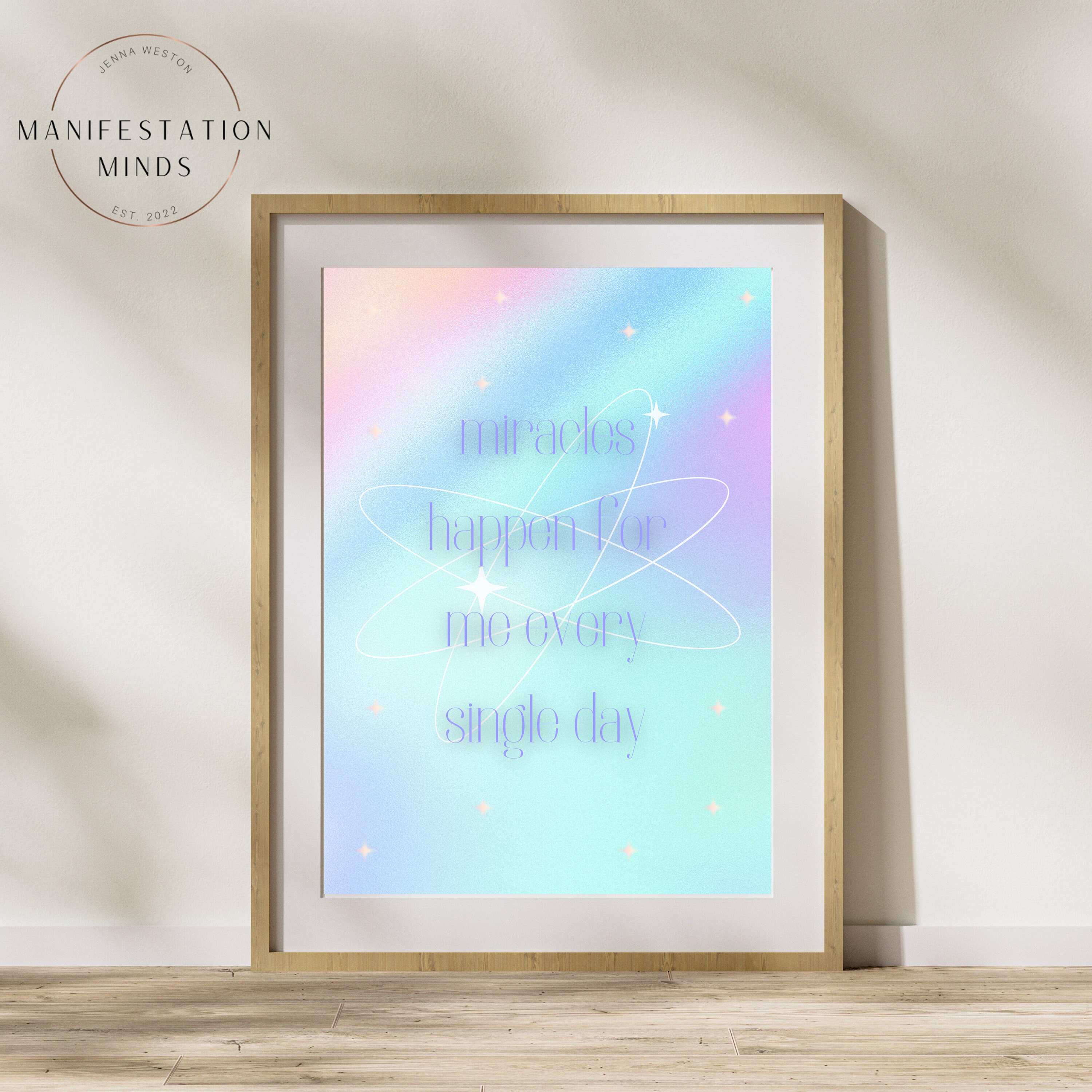 Positive Affirmation Poster Digital Download in 13 Different Sizes ...