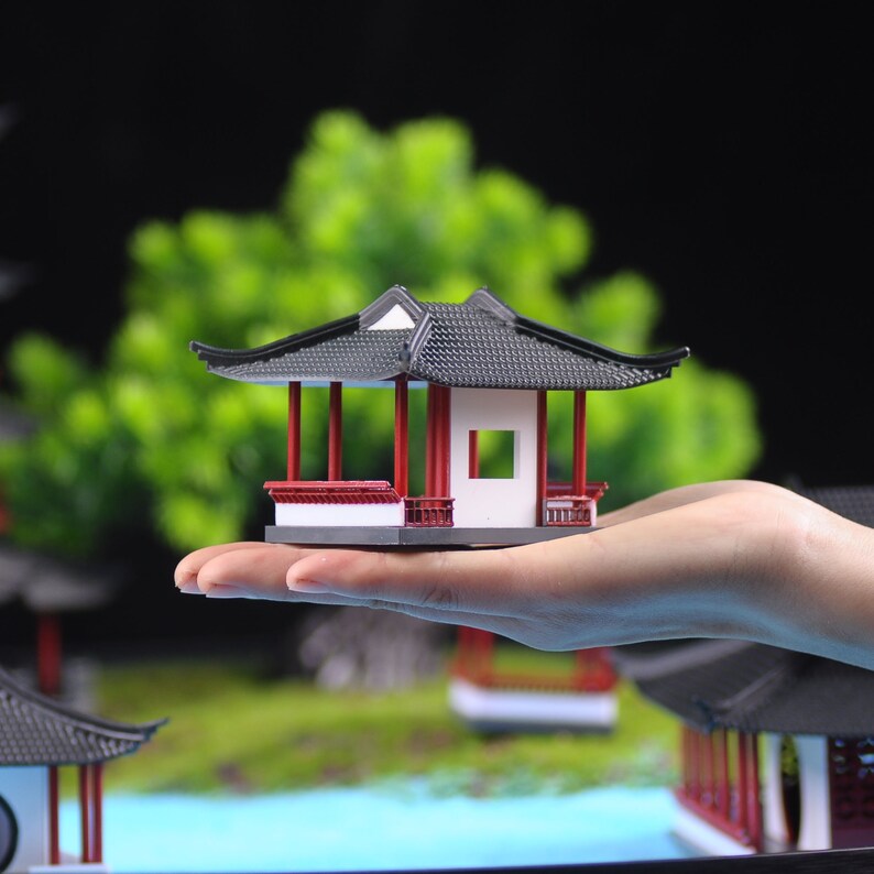 Traditional Chinese Suzhou Garden Architecture Model Xiuyi Pavilion - Etsy