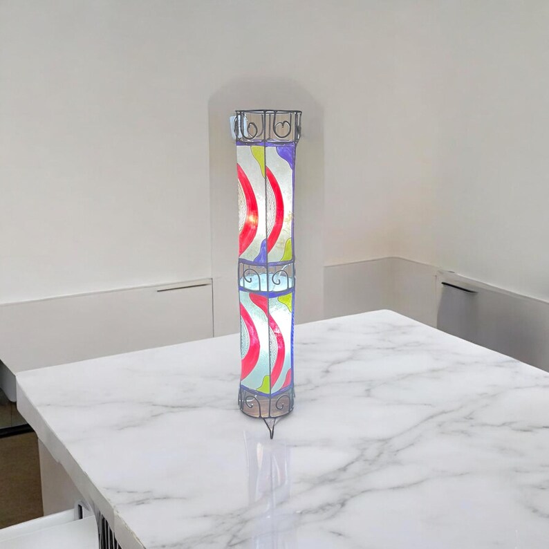 Tangier Moroccan Henna Lamp Double - Etsy