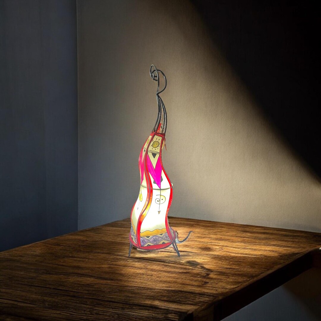 Tangier Moroccan Henna Lamp - Etsy