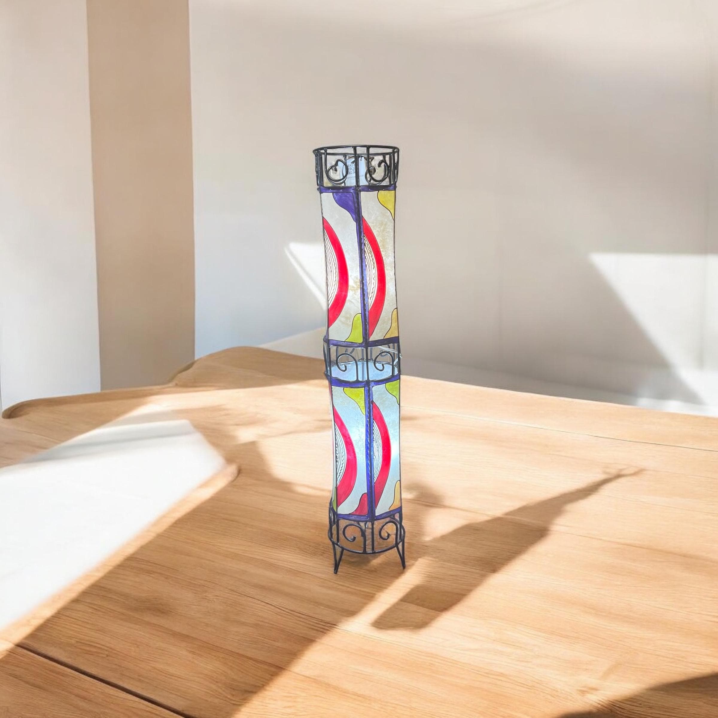 Tangier Moroccan Henna Lamp Double - Etsy