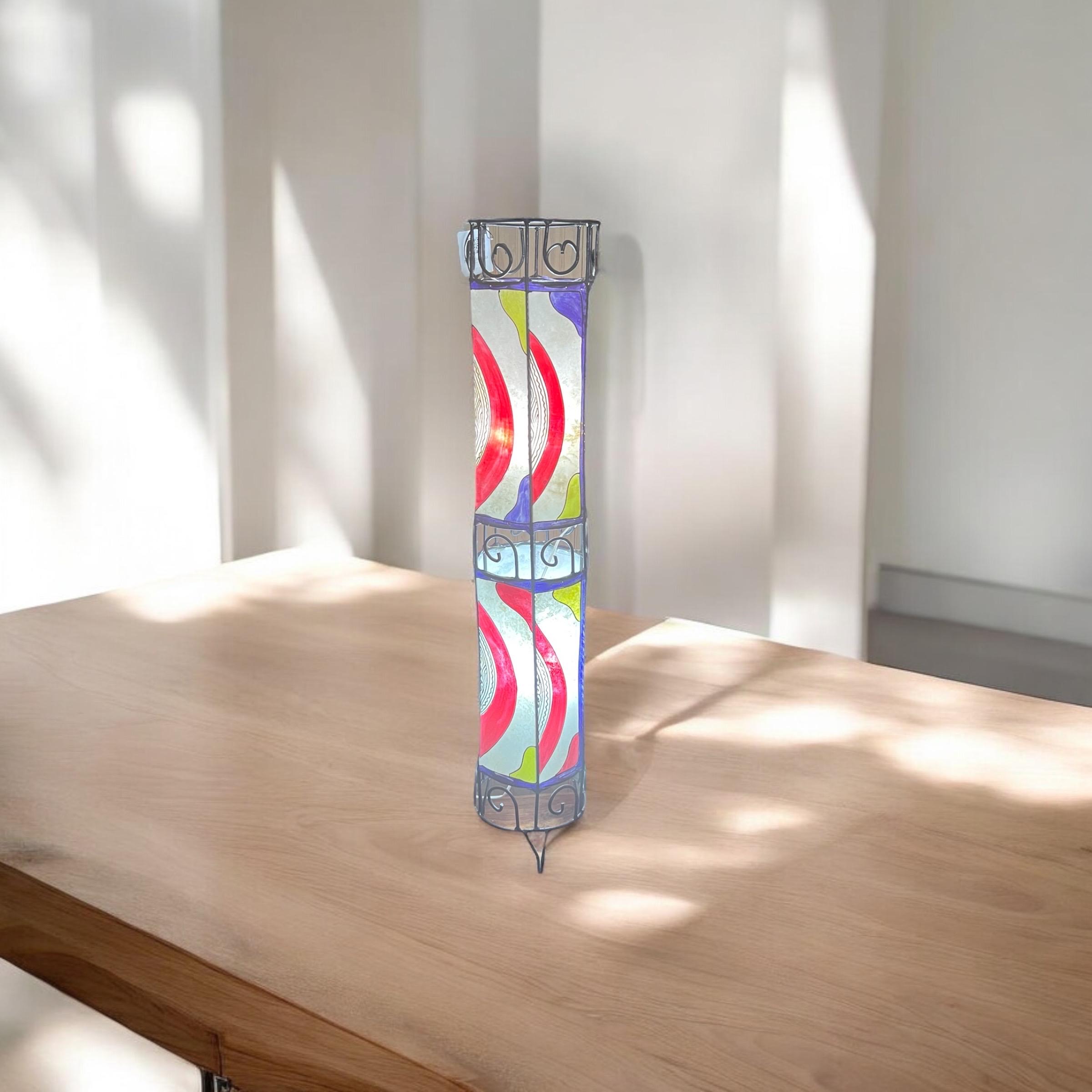 Tangier Moroccan Henna Lamp Double - Etsy