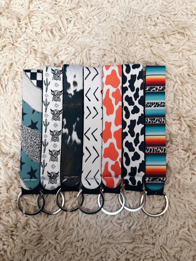 Western Keychain - Etsy