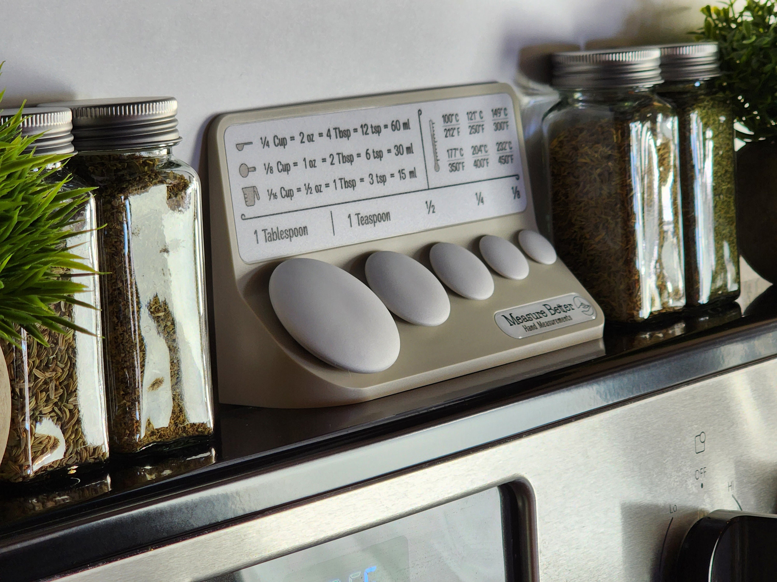 Measure Better - Kitchen Conversion Chart - With Visual Reference for ...