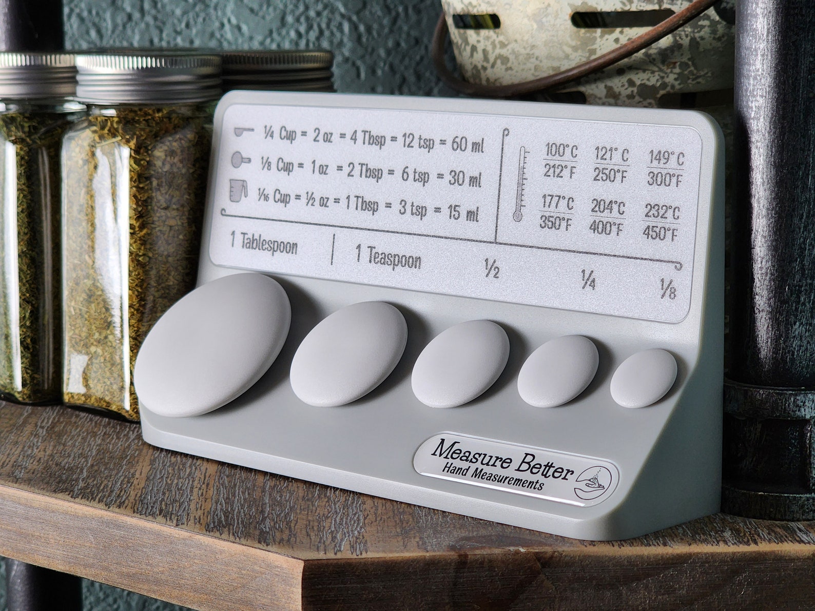 Measure Better - Kitchen Conversion Chart - With Visual Reference for ...