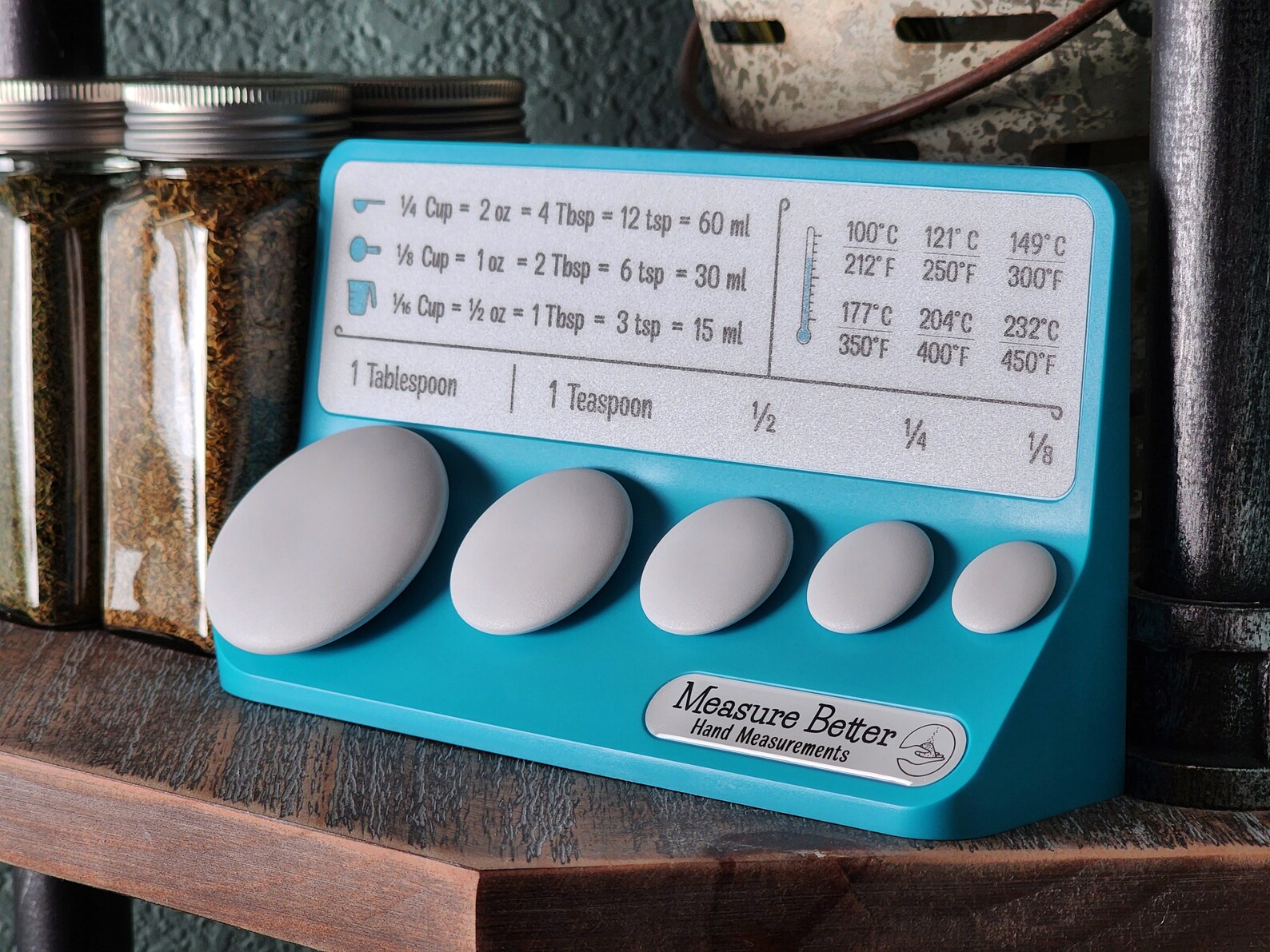 Measure Better - Kitchen Conversion Chart - With Visual Reference for ...