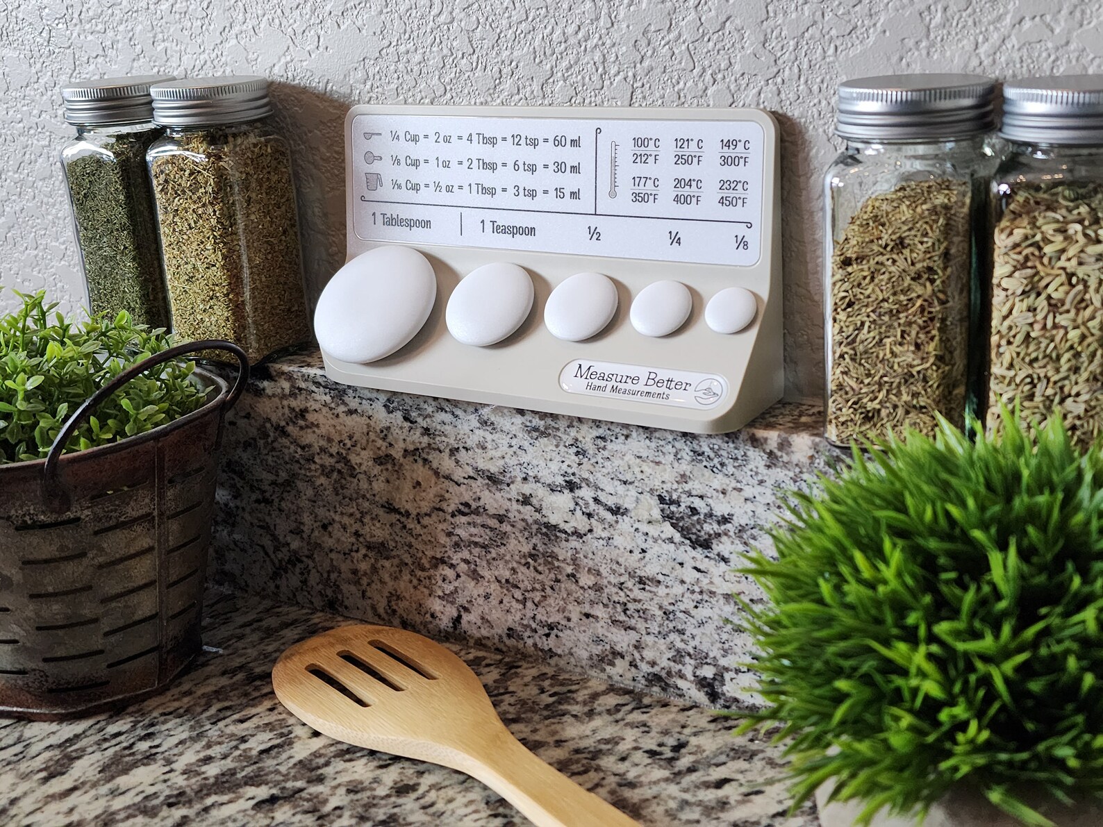 Measure Better - Kitchen Conversion Chart - With Visual Reference for ...