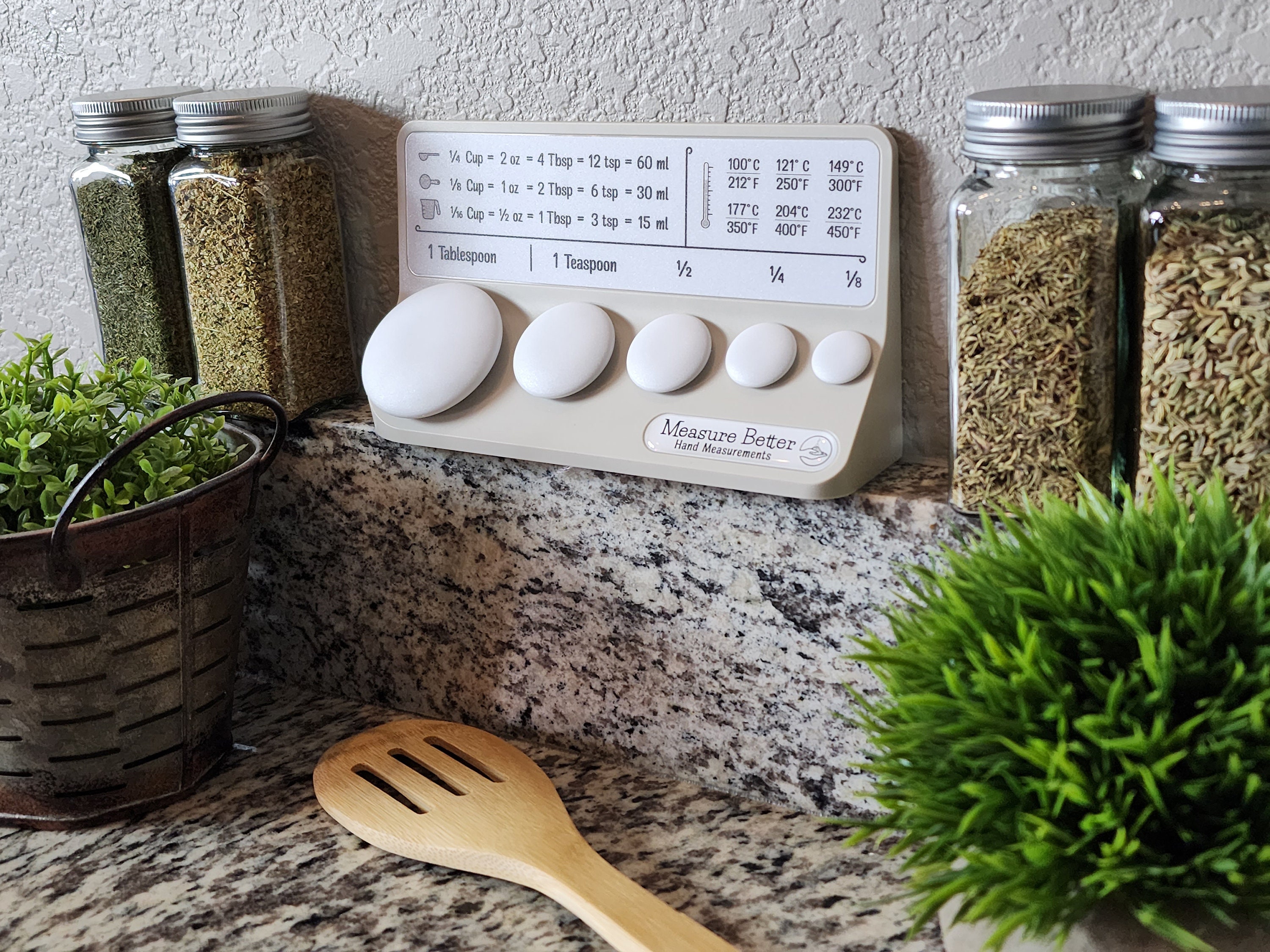 Measure Better - Kitchen Conversion Chart - With Visual Reference for ...