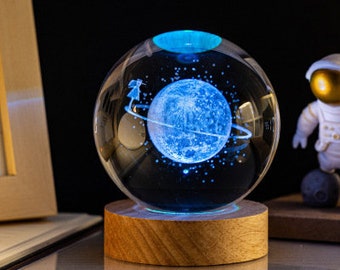 3d Planet Crystal Ball - Etsy
