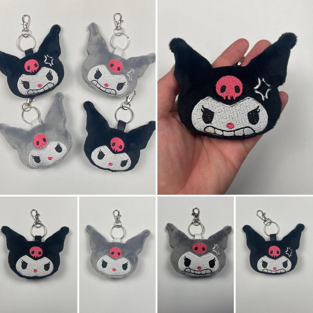 Goth Bunny Jester Hat Charm Keychain Animal Monsters - Etsy