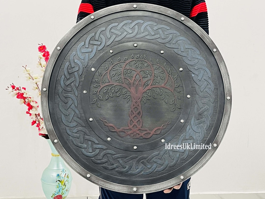 Yggdrasil Viking Norse Mythology Tree of Life Shield Wooden - Etsy