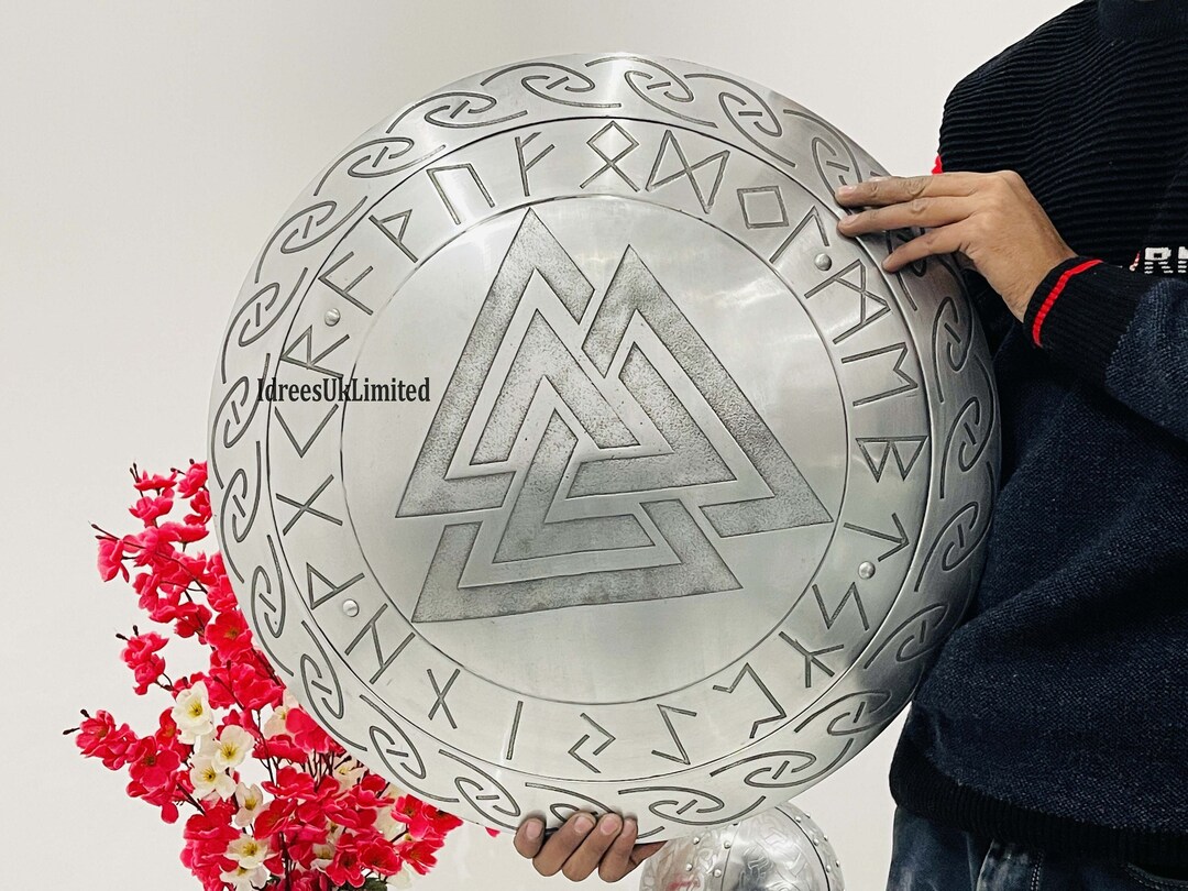 Viking Shield Valknut Odin Symbol Viking Shield Battle Warrior Viking ...