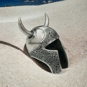 Norse Mythology Horned Valhalla Viking Helmet Asgard Hero Warrior ...