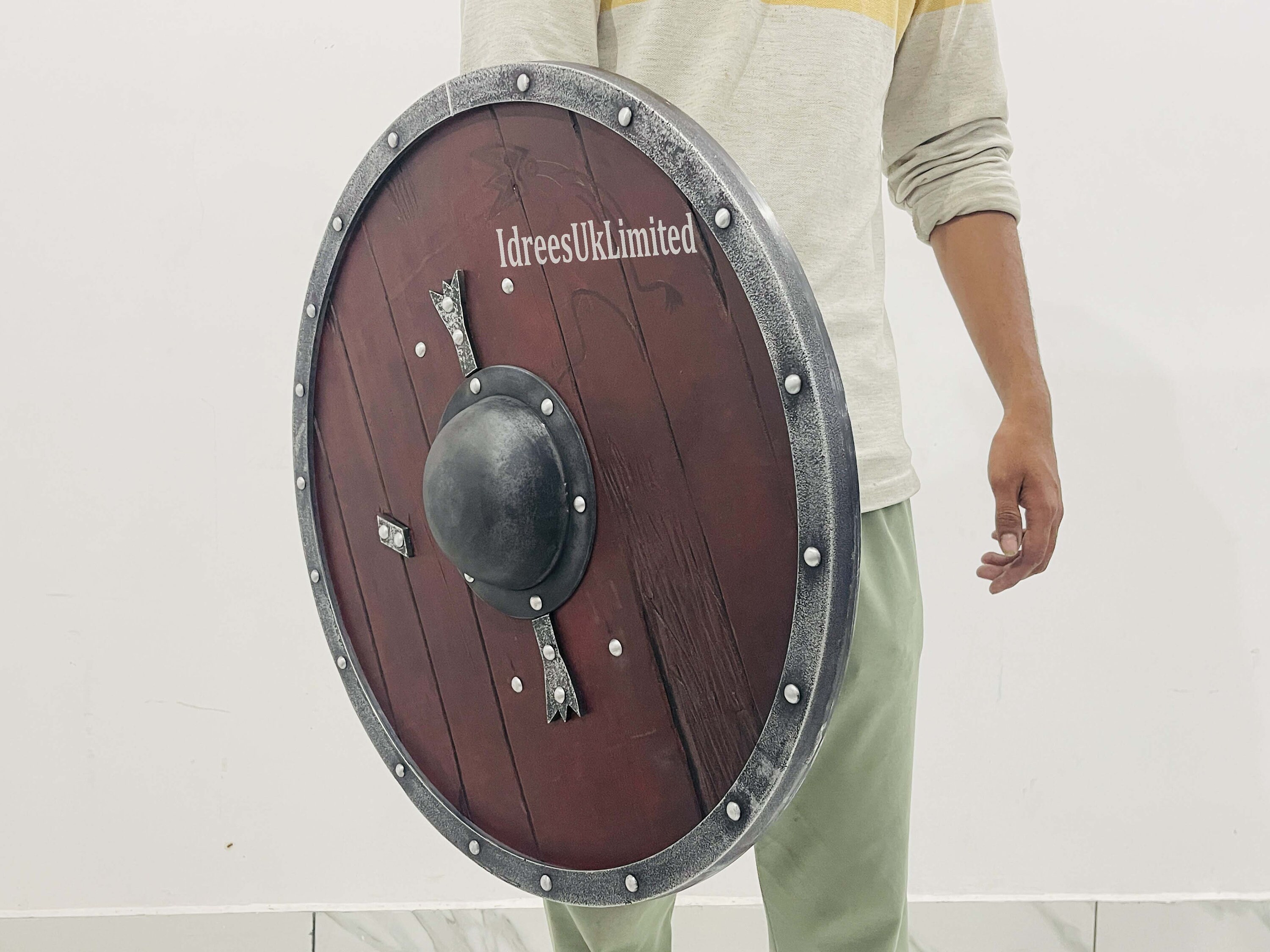 Viking Shield Ragnar Lothbrok Authentic Battleworn Viking Etsy Uk