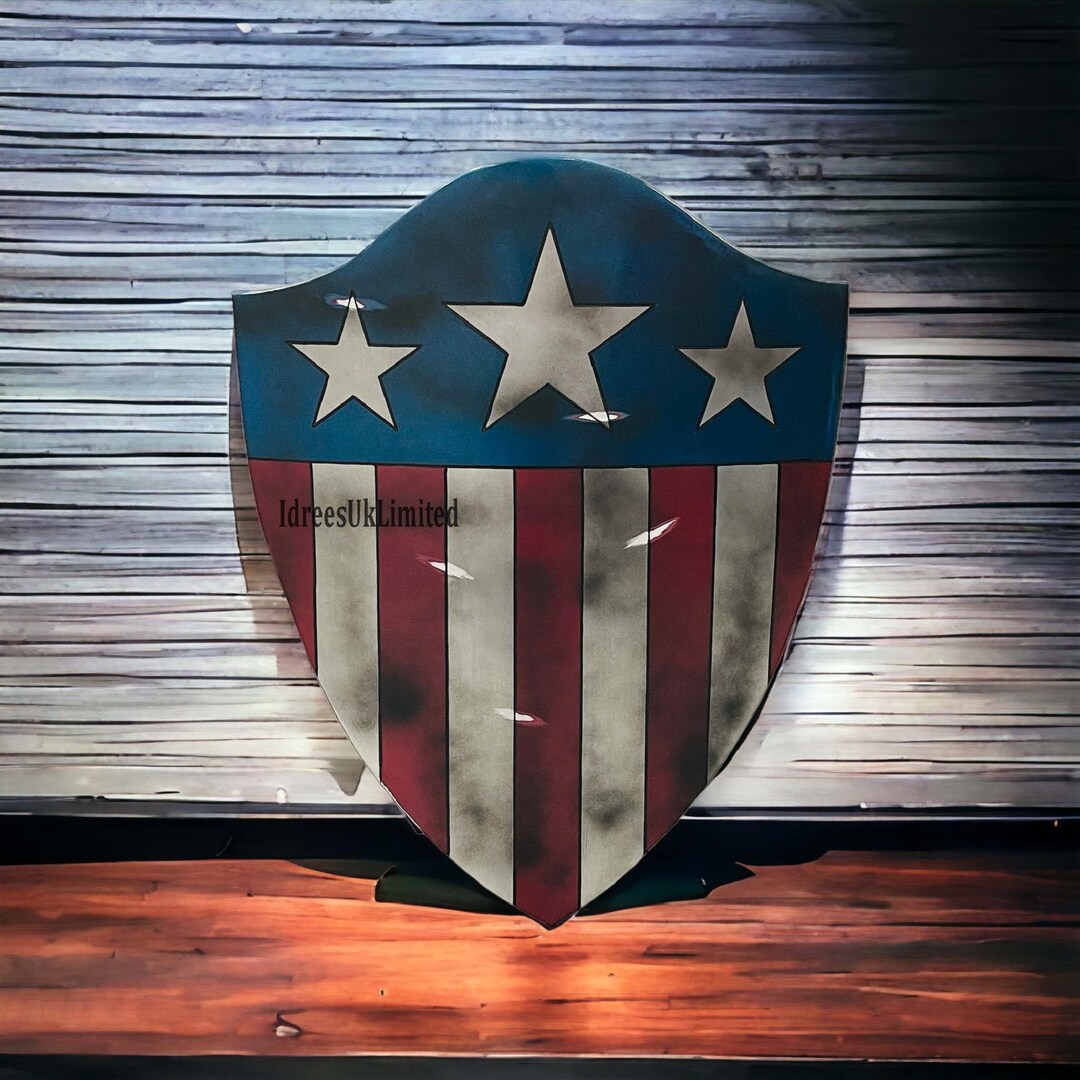 Handcrafted Captain America First Avenger Shield: A True - Etsy