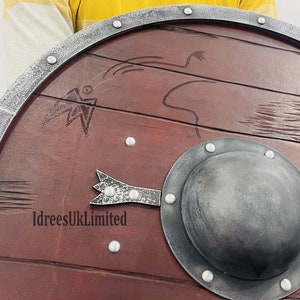 Viking Shield Ragnar Lothbrok Authentic Battleworn Viking Shield ...