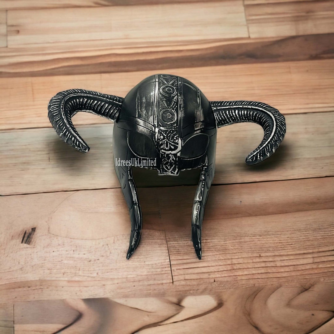 Odin Helmet Norse Mythology Horned Valhalla Viking Helmet Asgard Hero ...