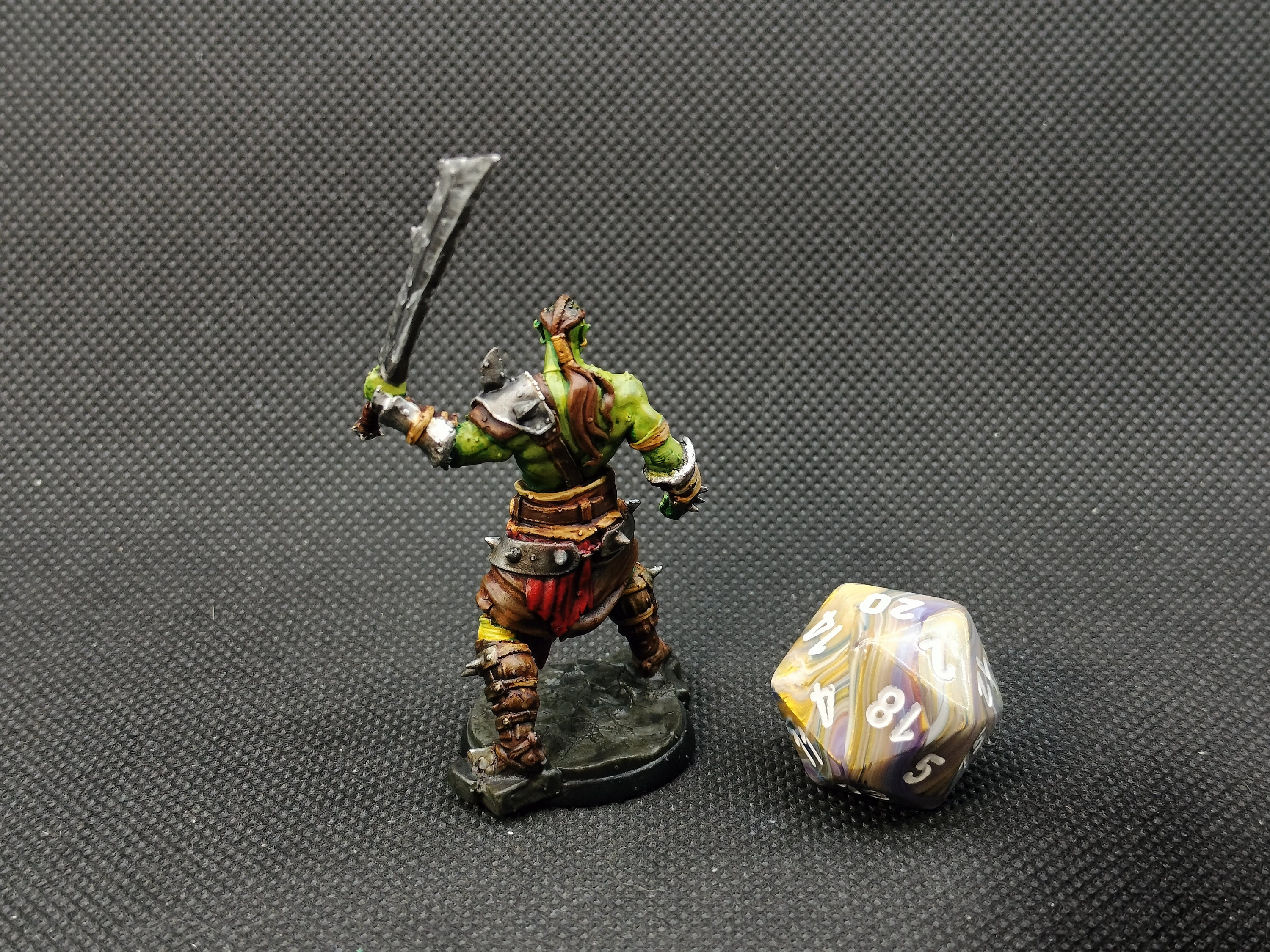 Male Orc Warrior RPG Miniature - Etsy