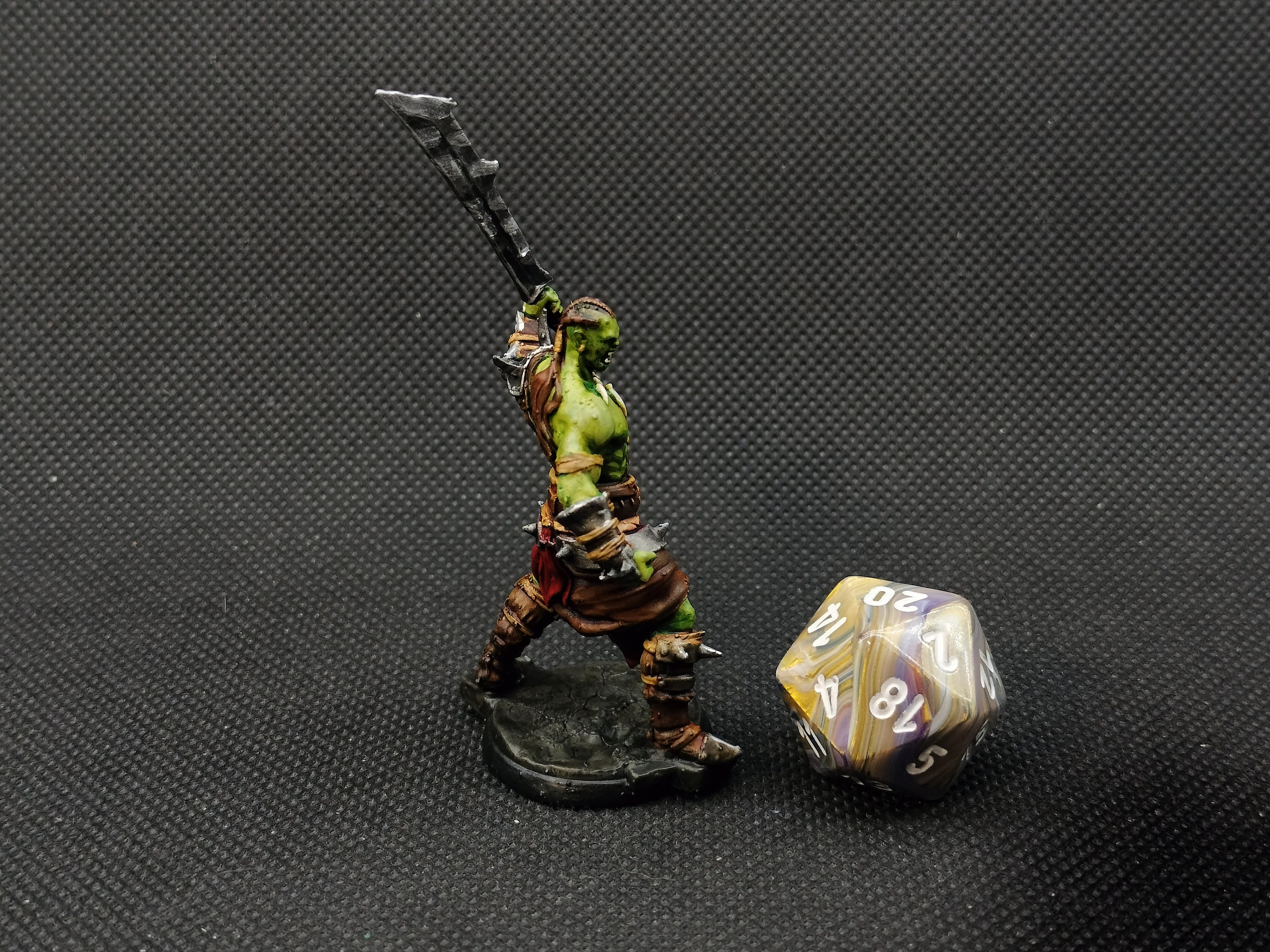 Male Orc Warrior RPG Miniature - Etsy
