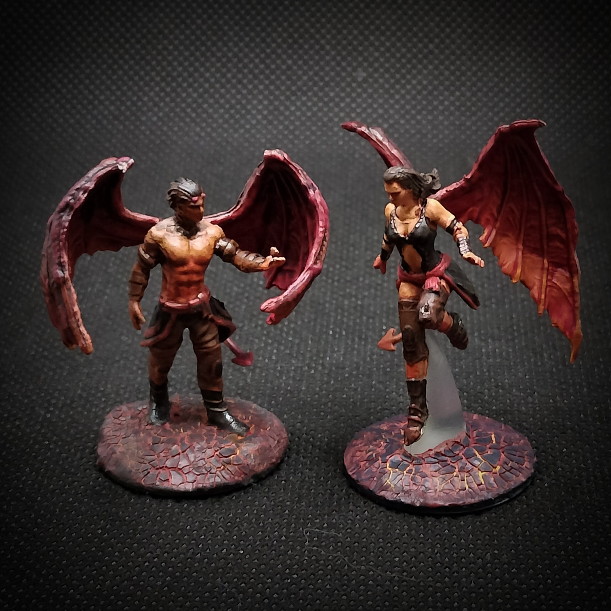 Incubus and Succubus RPG Miniature - Etsy