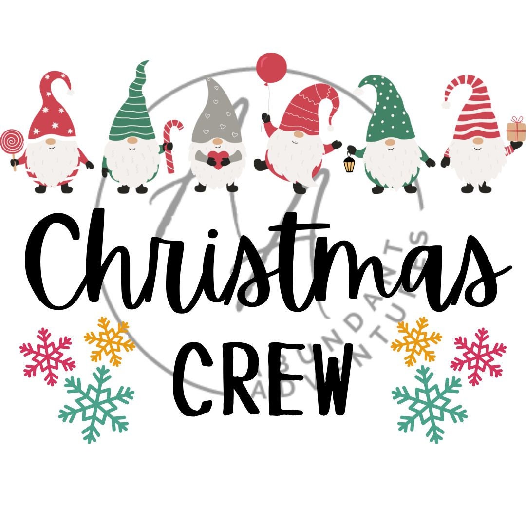 Christmas Crew SVG Digital Download File - Etsy