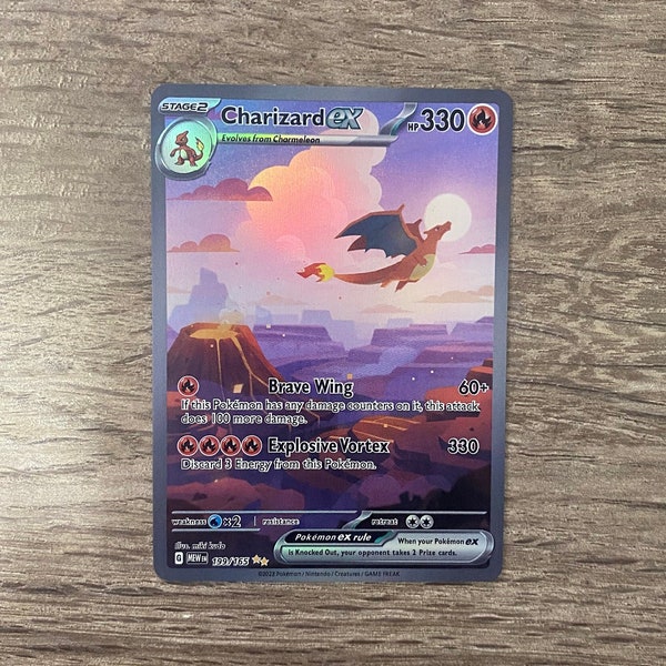 Thick Charizard Card - Etsy