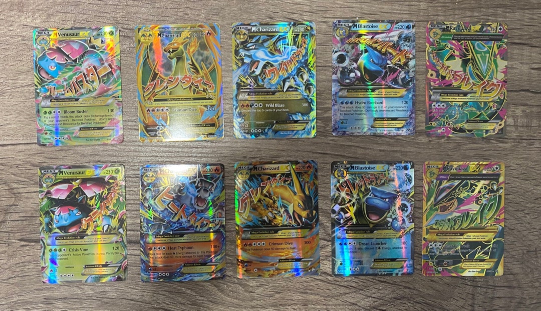 60 Ultra Rare Mega EX Pokemon Proxy Cards - Etsy
