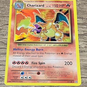 Charizard XY Evolutions Holographic Pokemon Proxy Card - Etsy